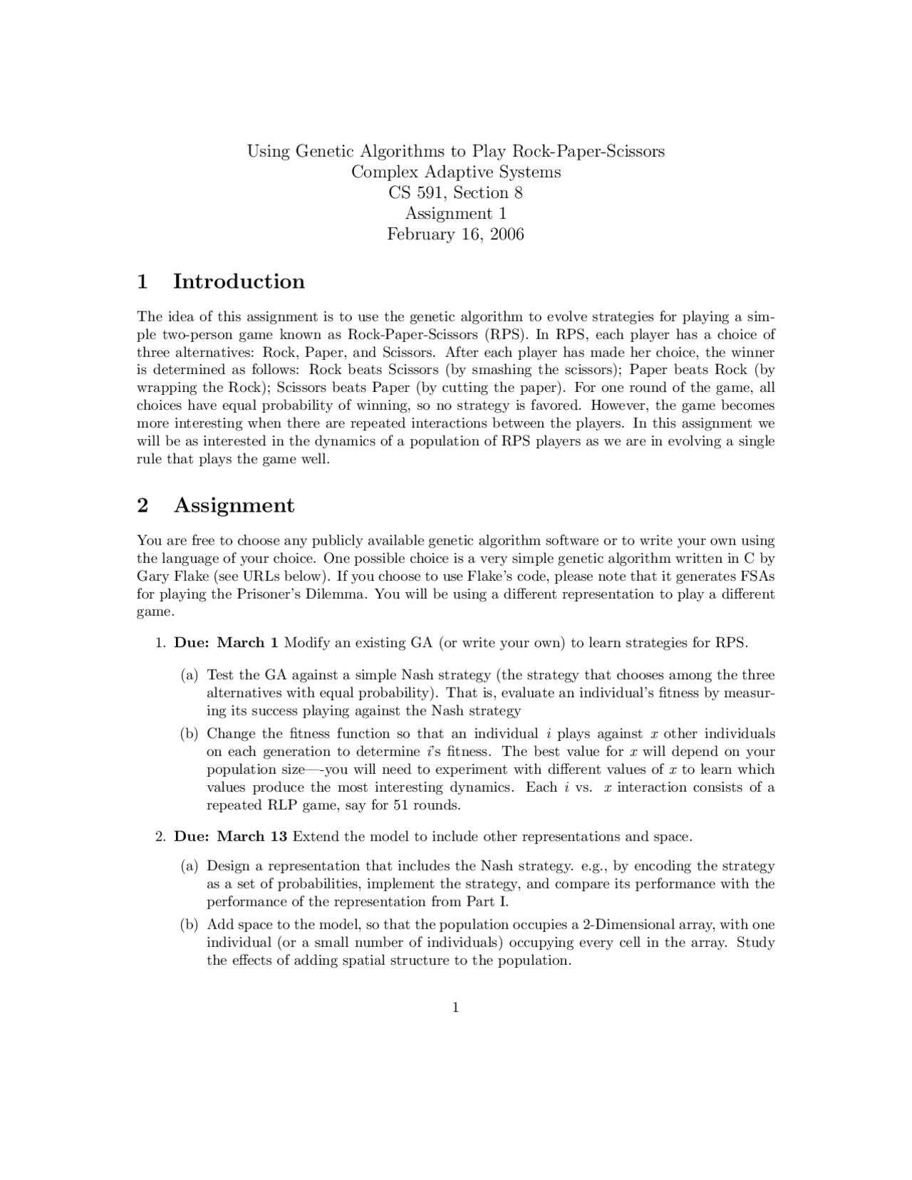 Program Analysis and Mechanization - Assignment 1 | CS 591 - Docsity