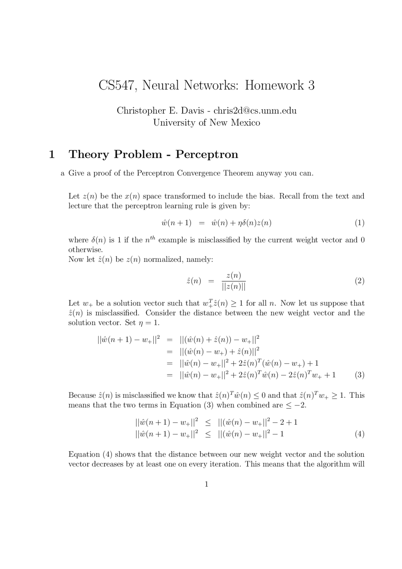Homework 3 Solutions Neural Networks Cs 547 Assignments Computer