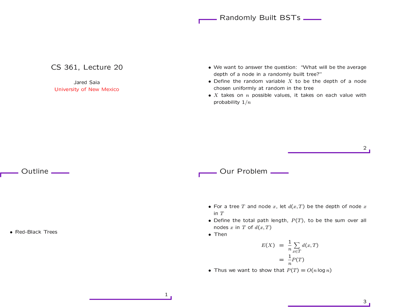 Red Black Trees Data Structures And Algorithms Cs 361l Docsity