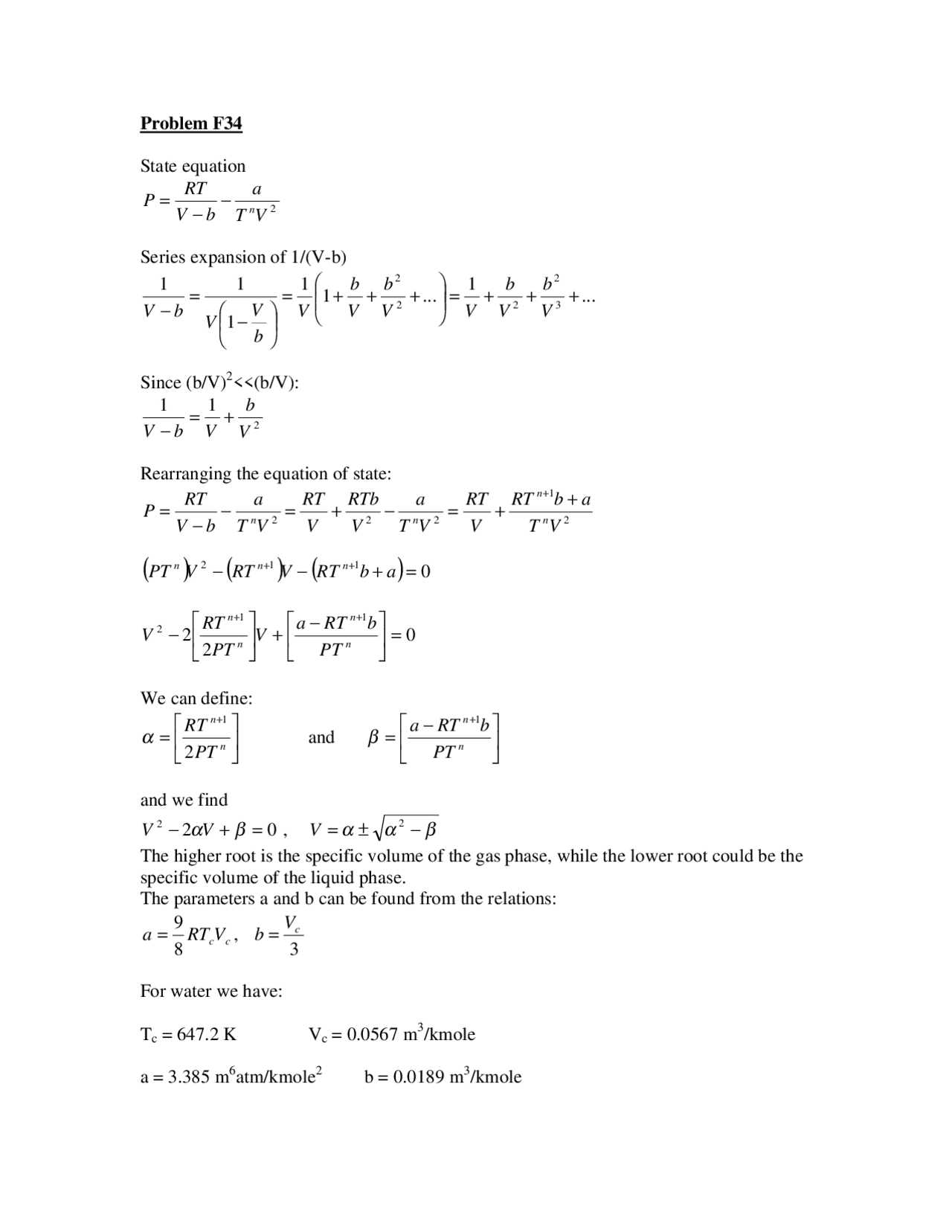 Assignment 3 Solved Problems - Advanced Thermodynamics | ME 501 | Assignments Thermodynamics ...