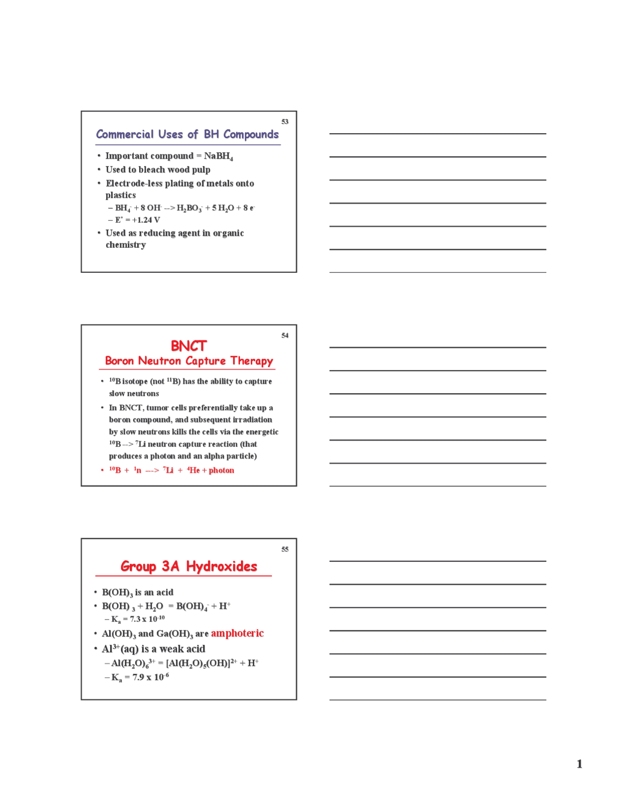 Commercial Uses of BH Compounds , Boron-Oxygen Compounds | CH 123 - Docsity