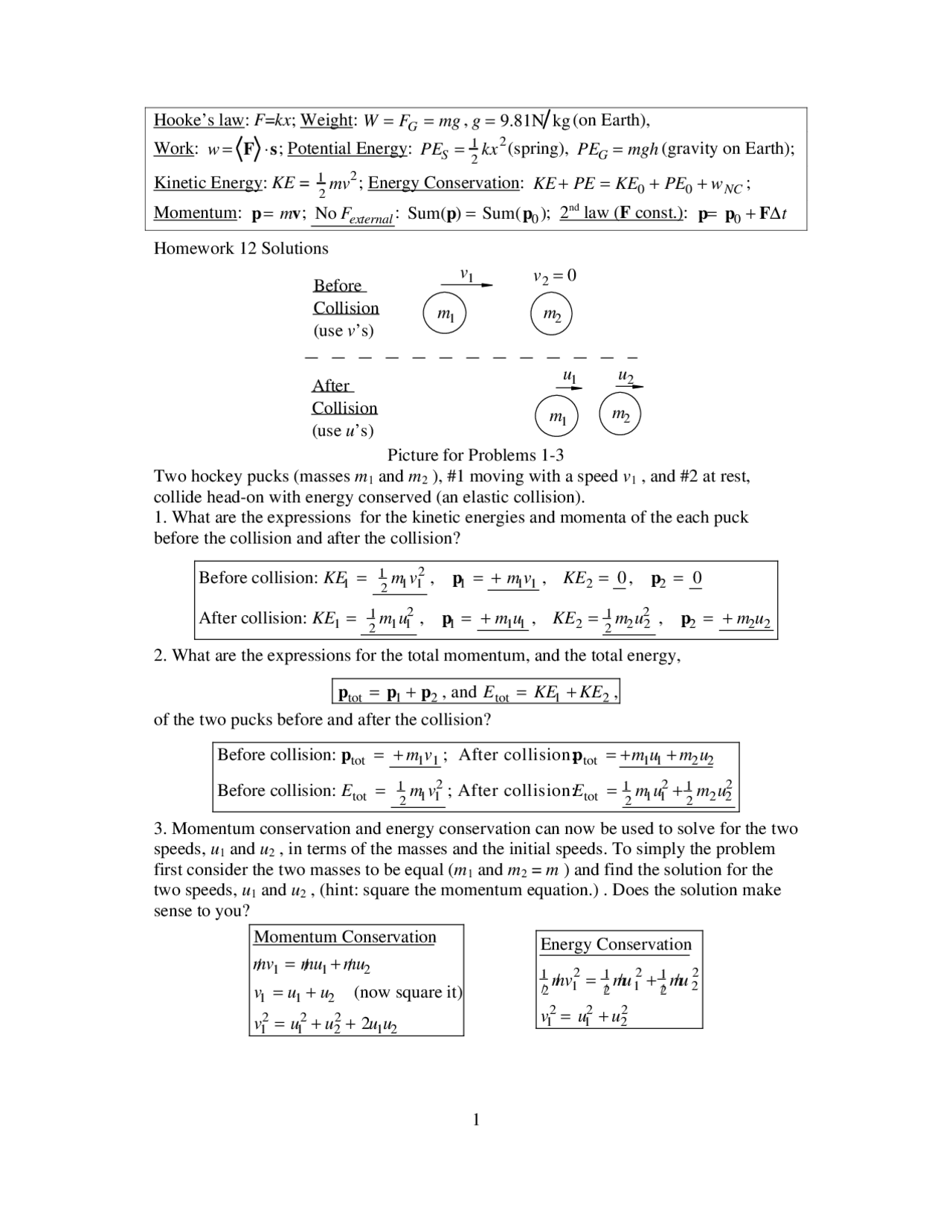 Homework 12 Solutions Mystery Of The Physical World Isp 209 Docsity