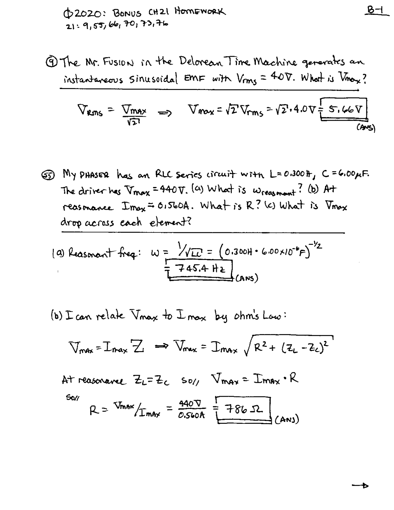 Si College Physics Ii Homework 8 With Answers Phys 2020 Docsity