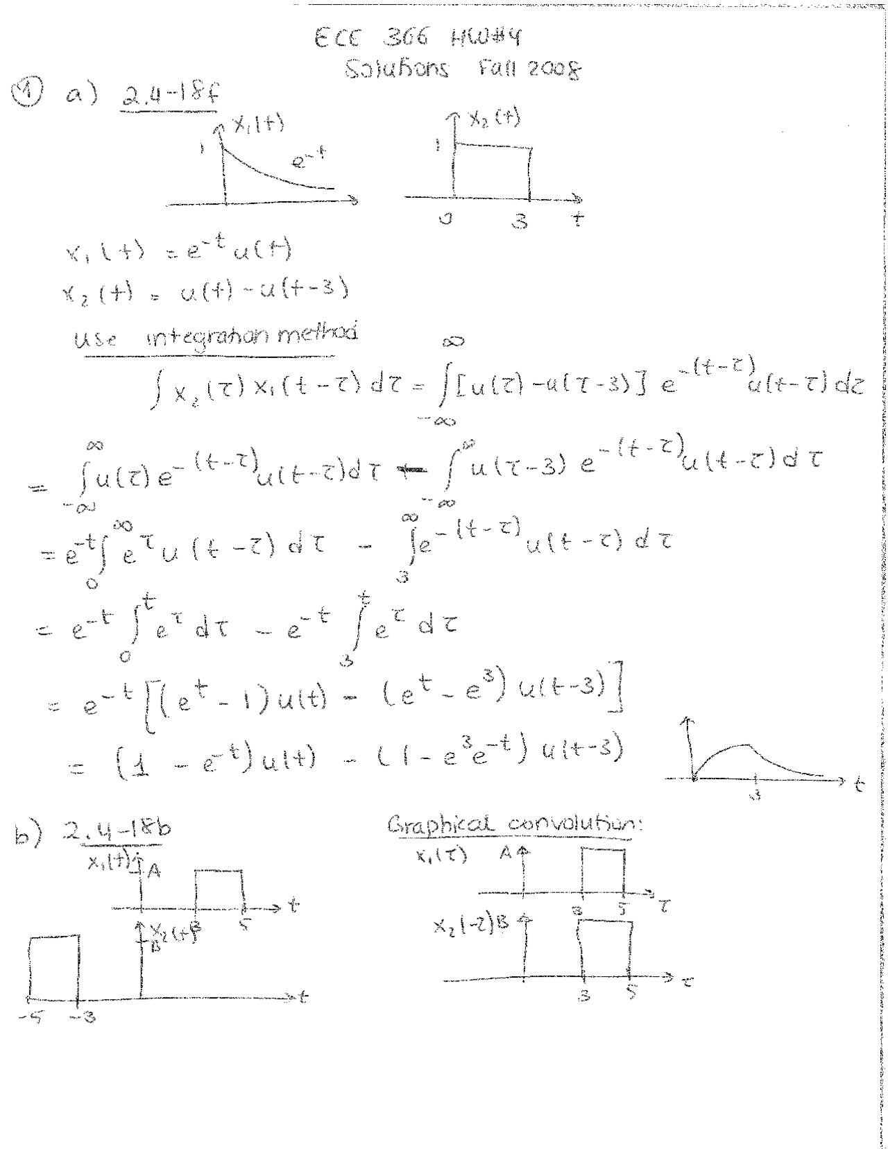 Homework 4 Solutions For Introduction To Signal Processing Ece 366 Docsity