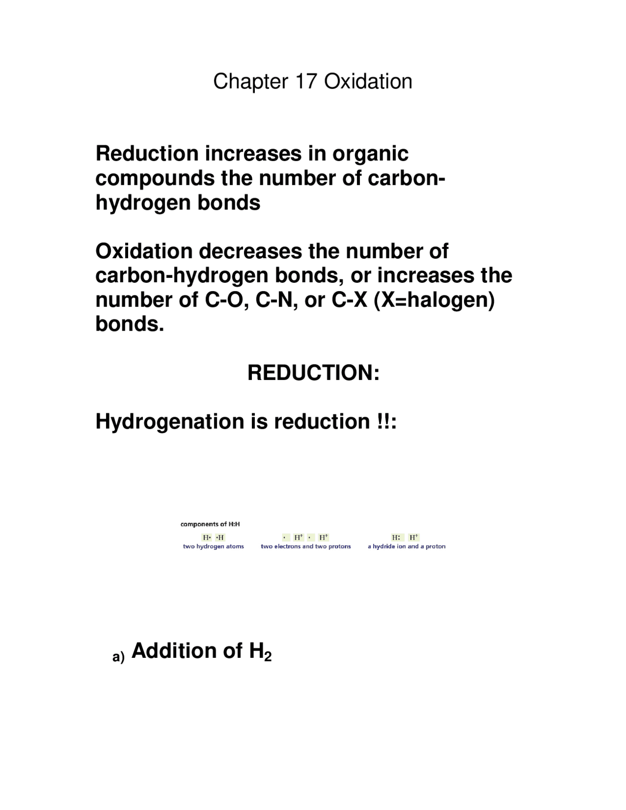 Oxidation Lecture Notes Organic Chemistry Ii Ch 332 Docsity