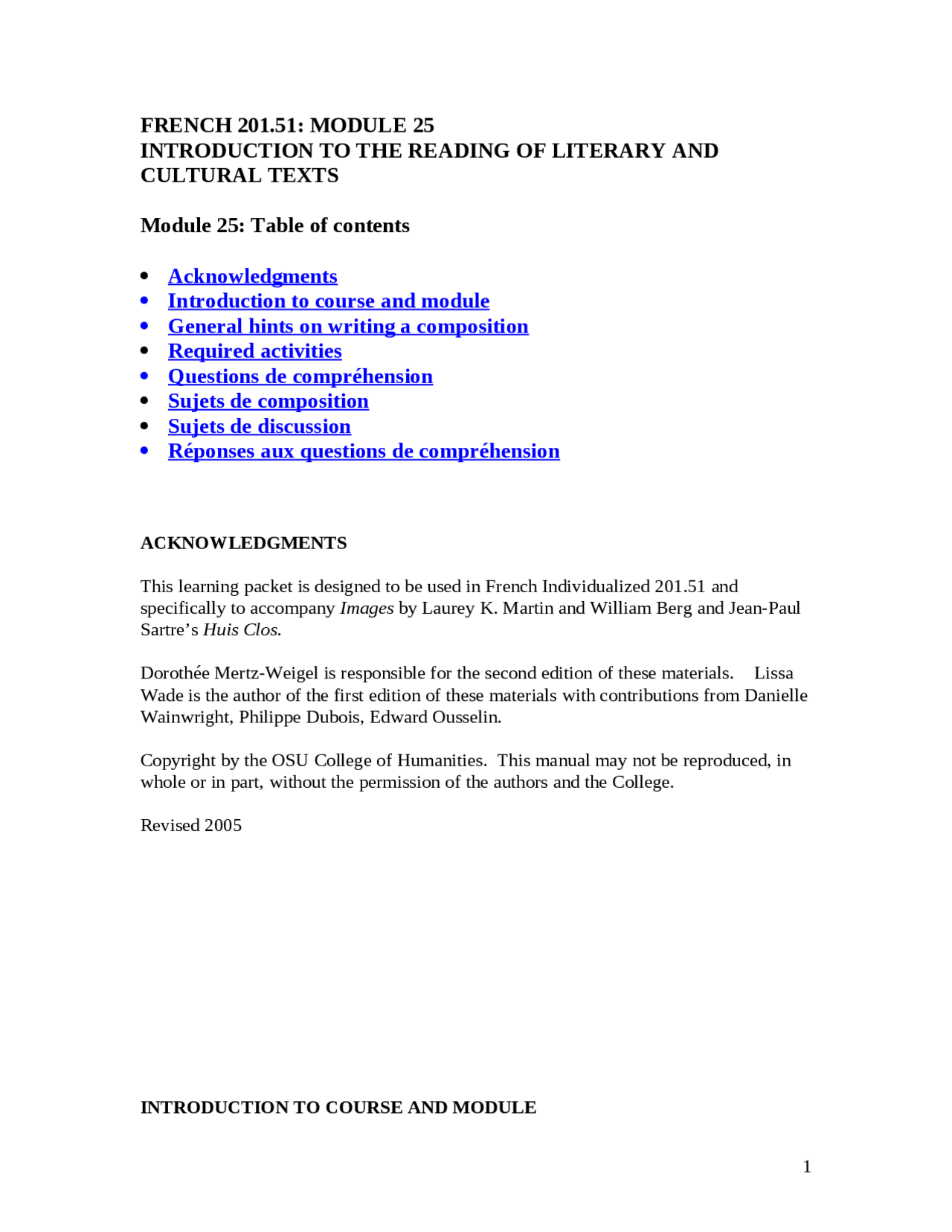 Reading Of Literary And Cultural Texts Of Classroom Track Vocabulary