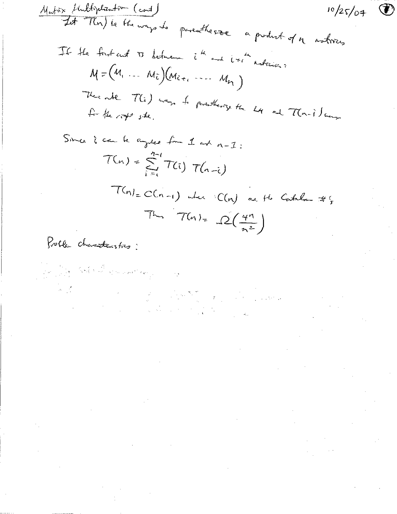The Matrix Multiplication Handwritten Notes Ece 537 Docsity