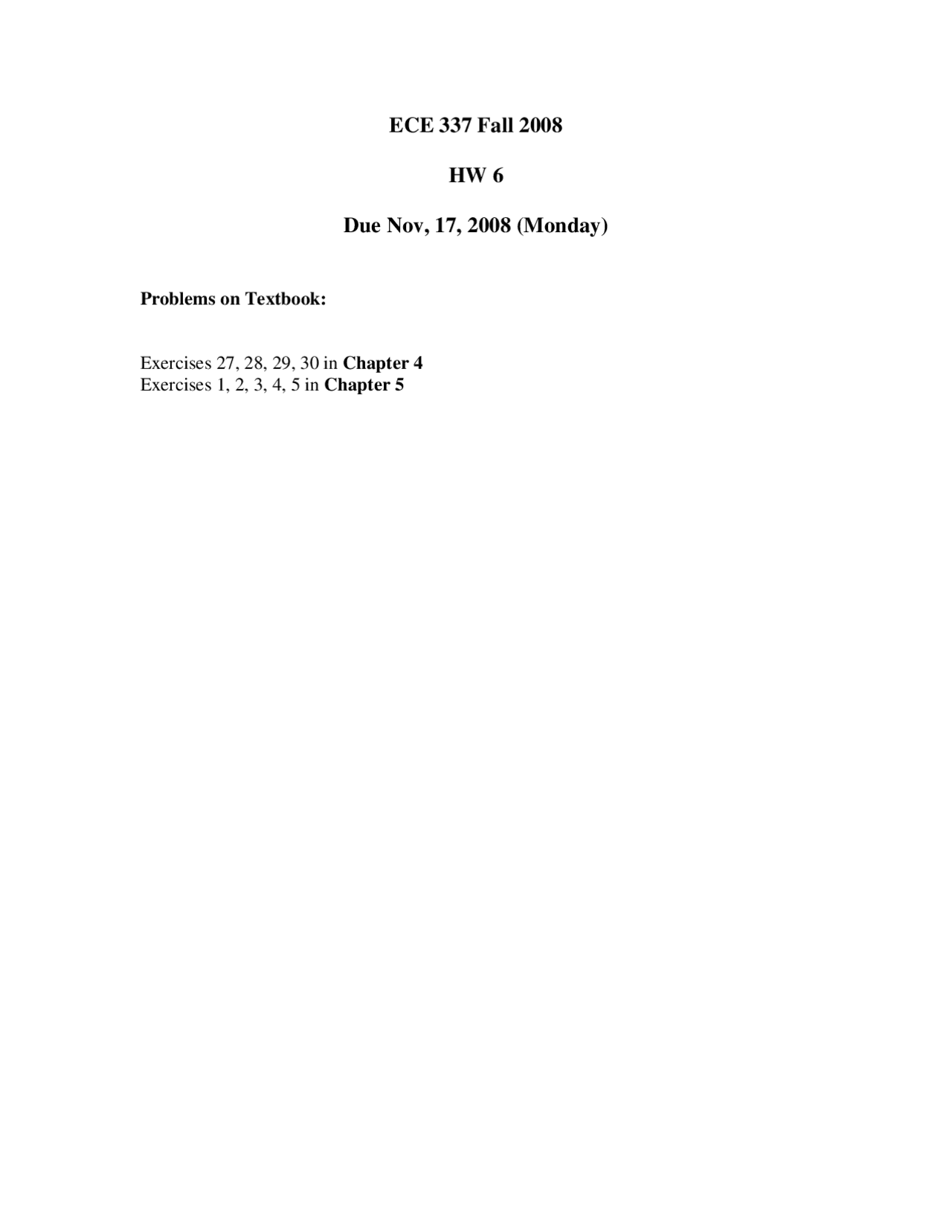 Homework 6 For Computer Architecture Organization Ece 337 Docsity