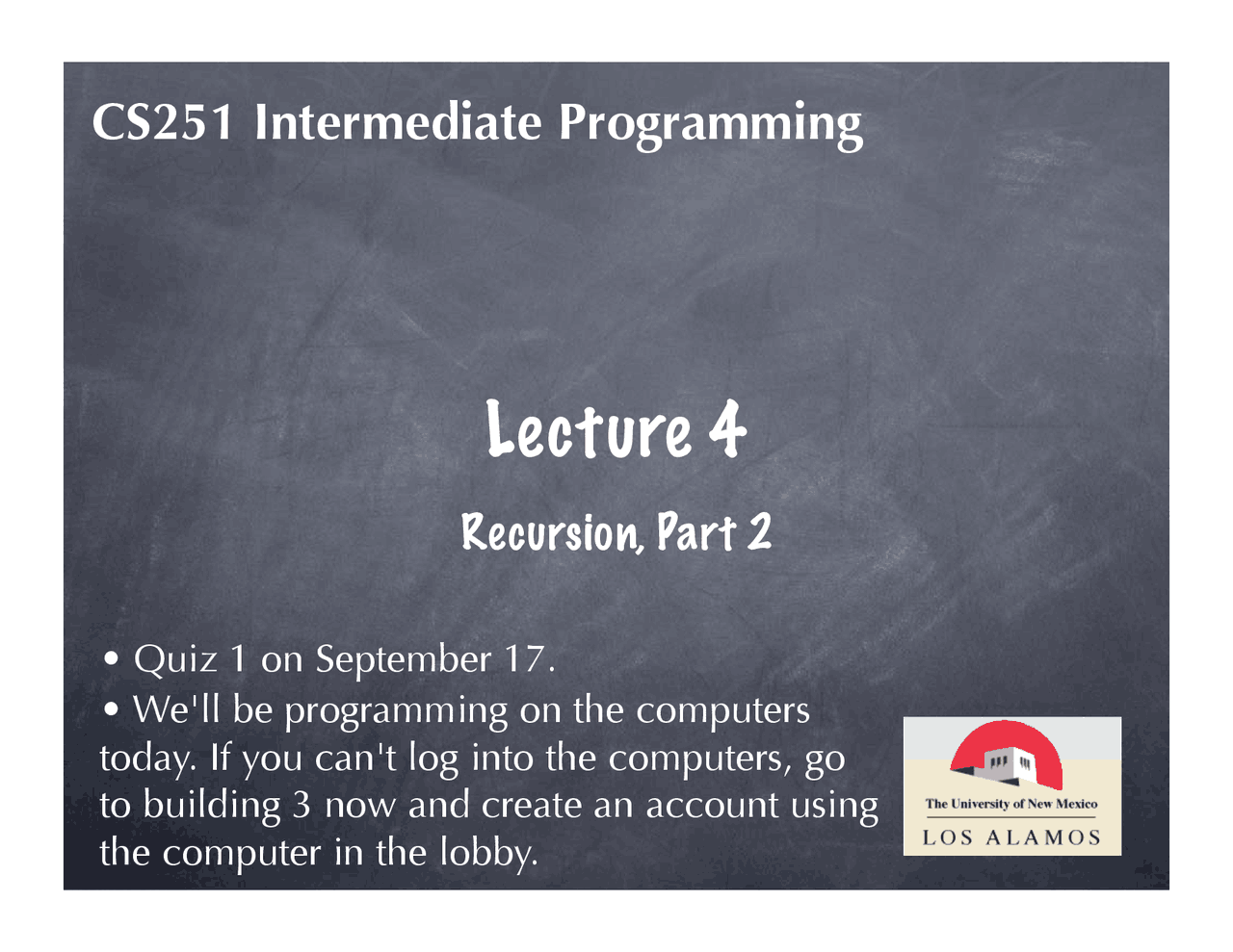 Program Structures Intermediate Programming Lecture Slides Cs