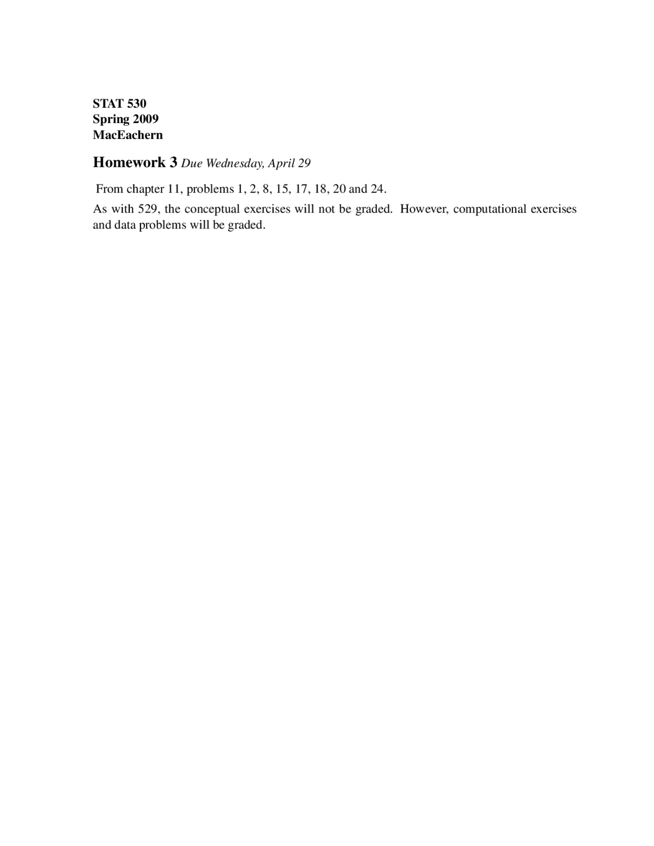 Assignment 3 Data Analysis Iii Stat 530 Docsity