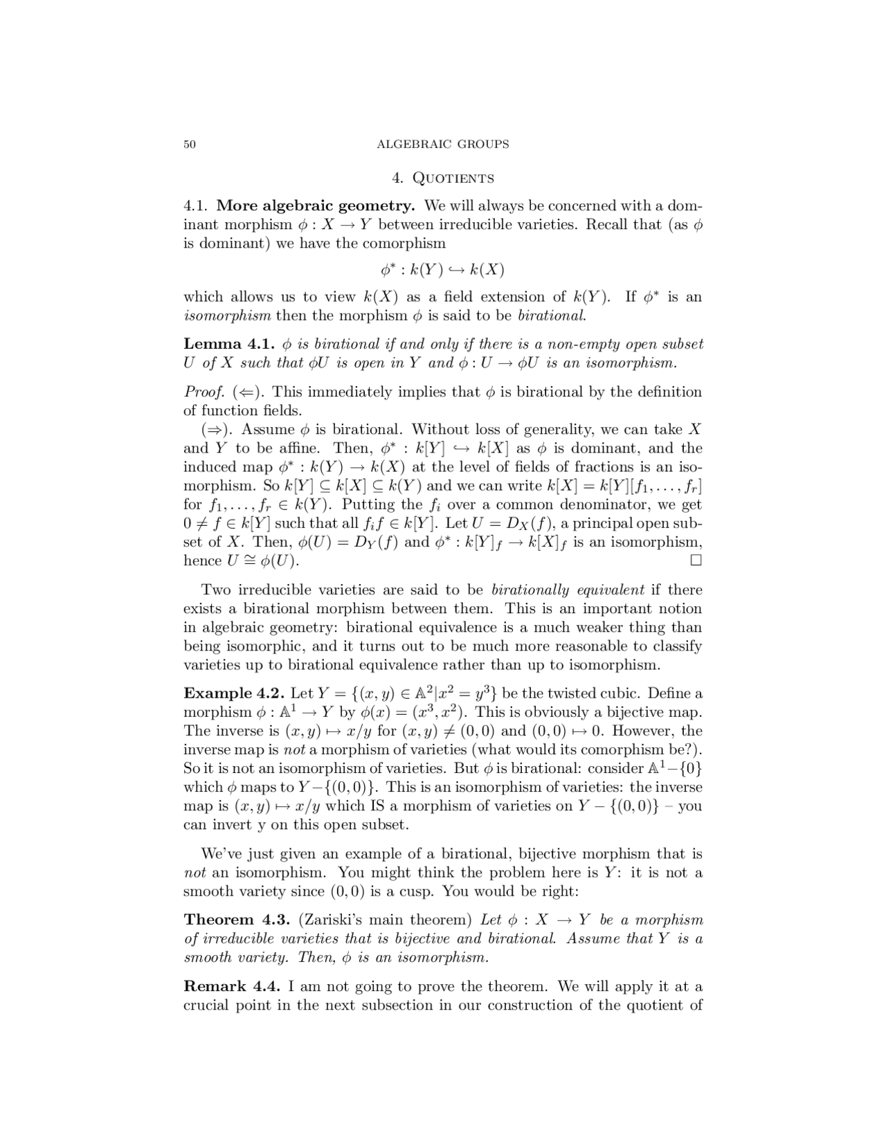 Algebraic Geometry - Top Commutative Algebra - Lecture Notes | MATH 681 ...