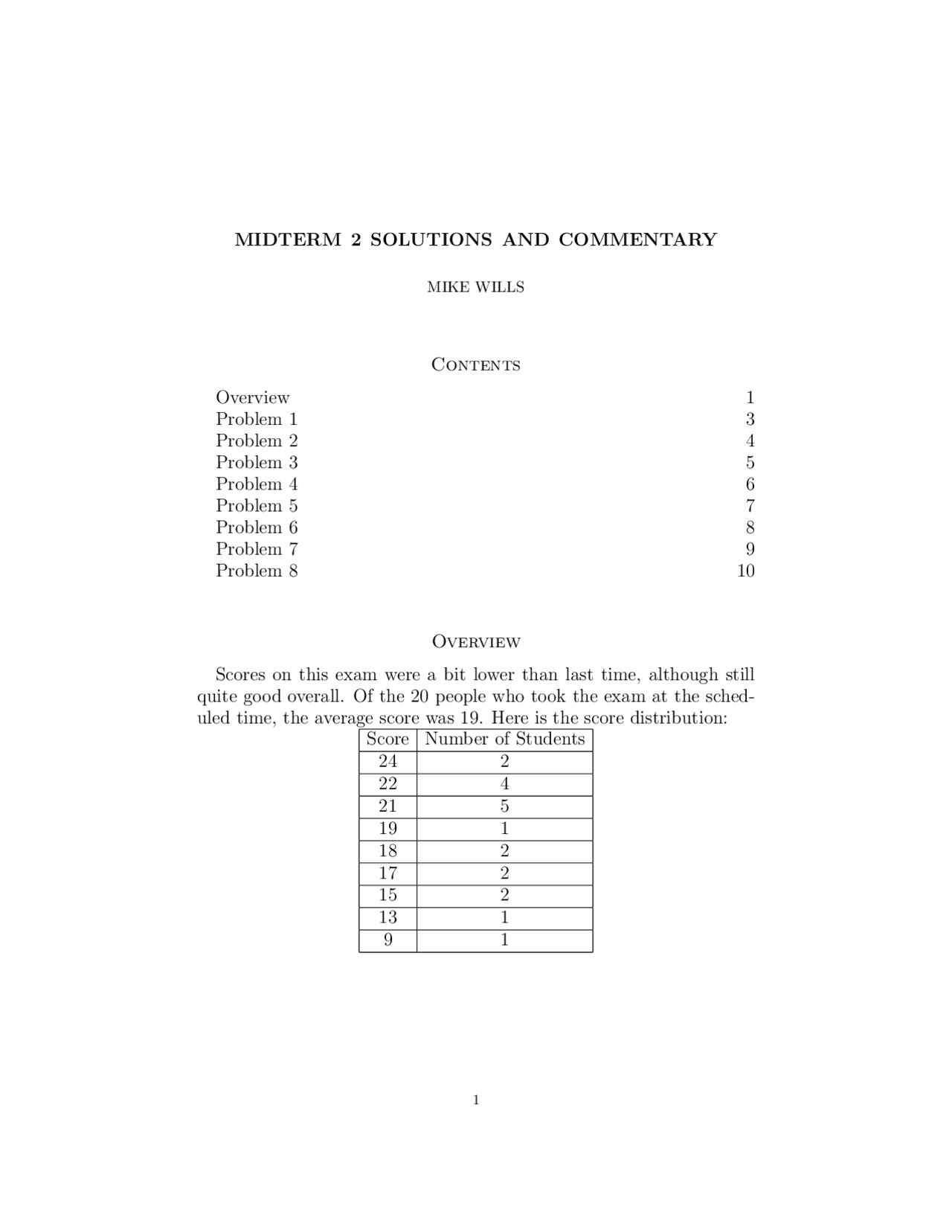 Midterm Exam 2 With Solution Elementary Linear Algebra Math 2270