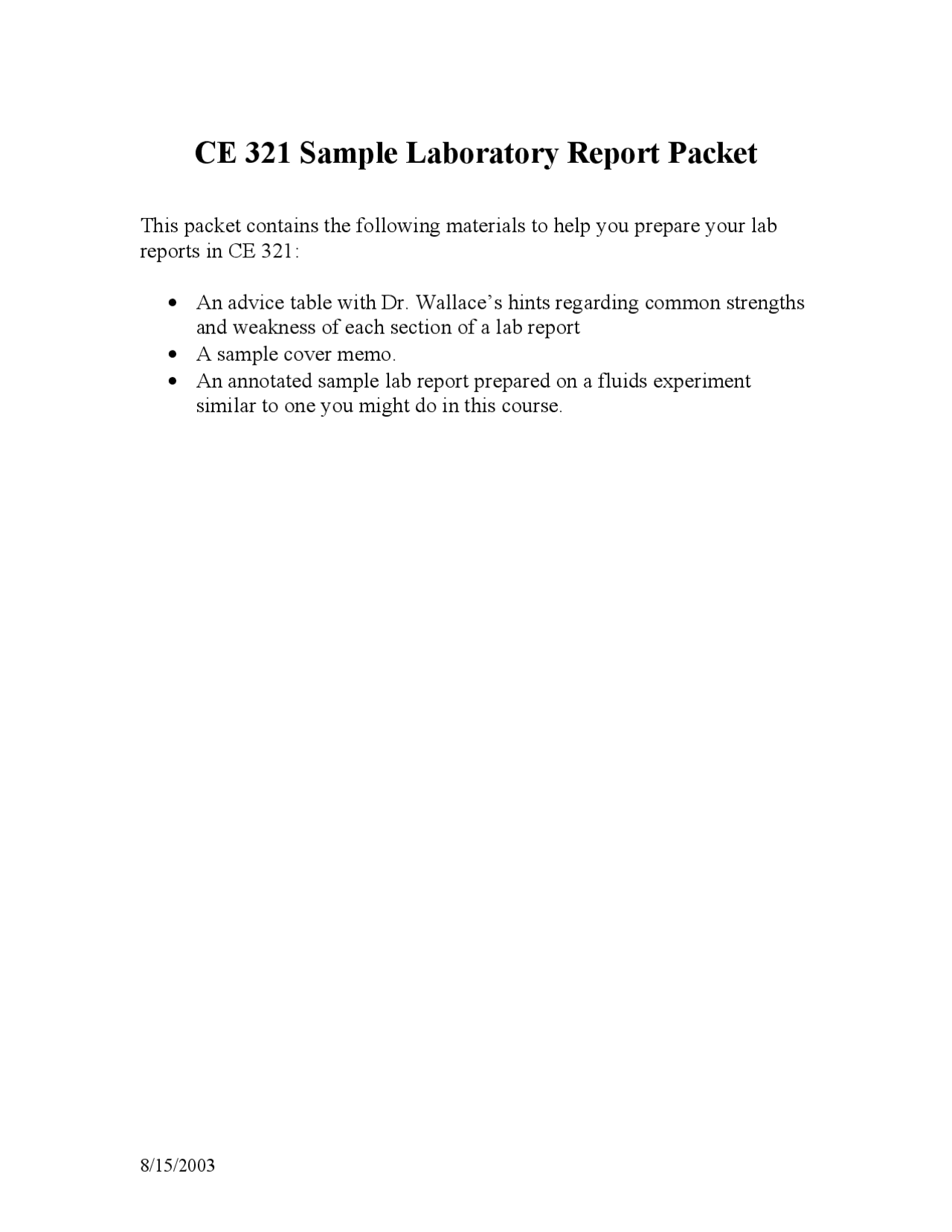 Calibration of an Orifice Meter - Sample Lab Report | CE 321 | Lab ...