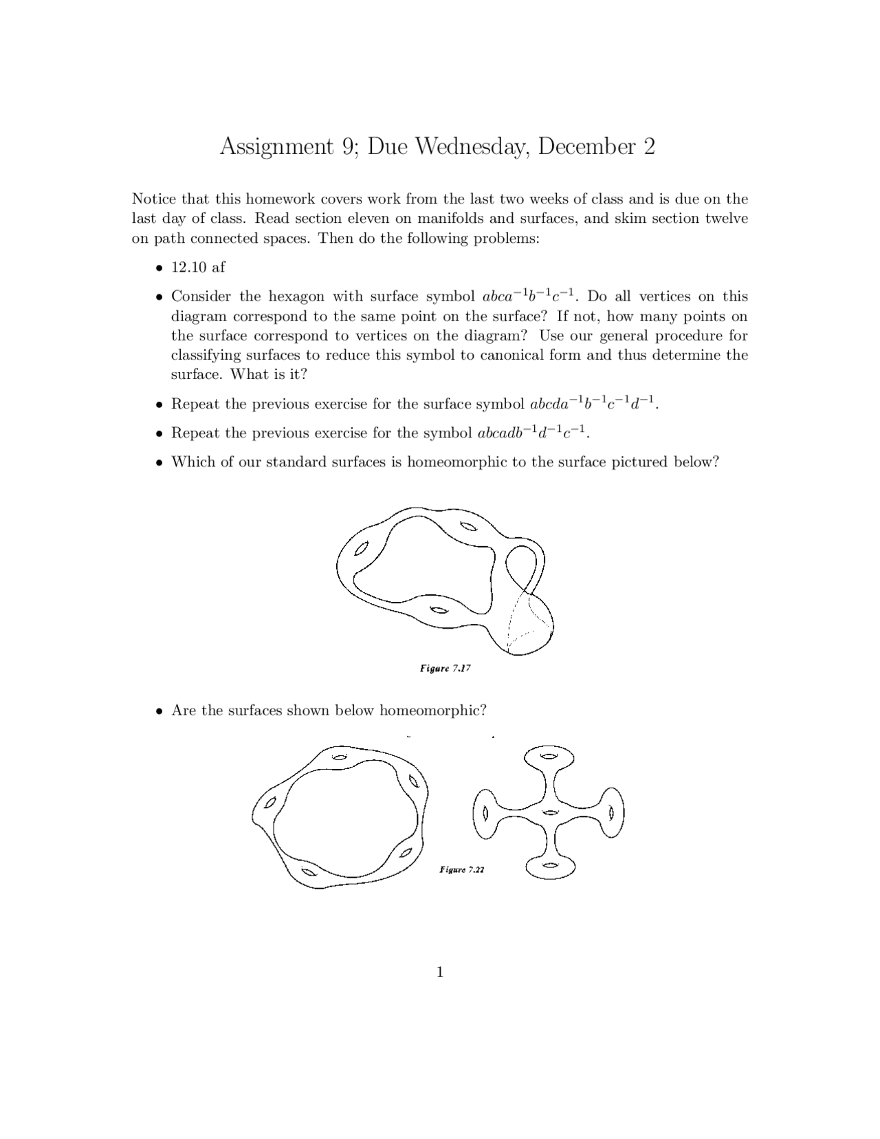 Practice Questions On Introduction To Topology Assignment 8 Math