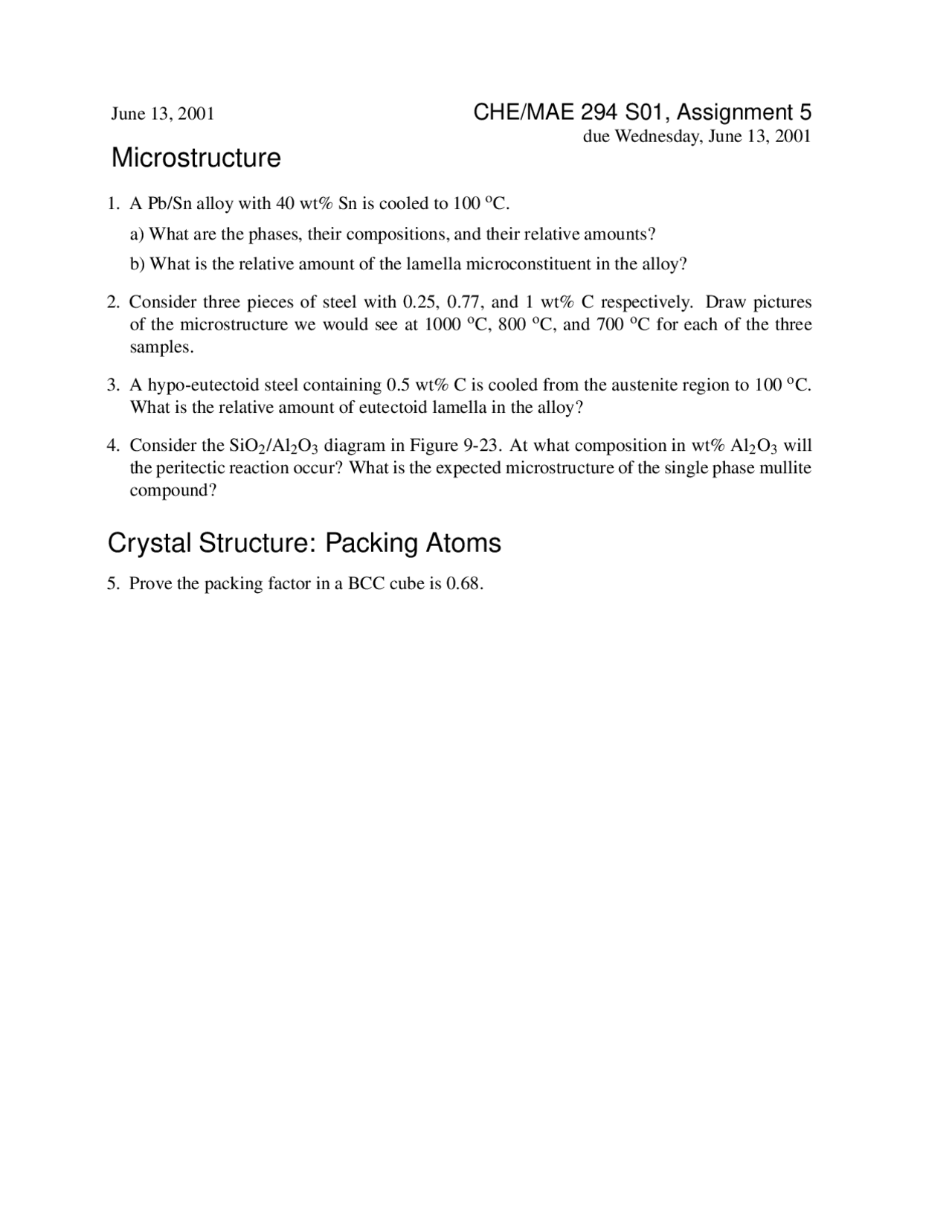 Assignment 5 Practice Questions Nature And Properties Of Materials