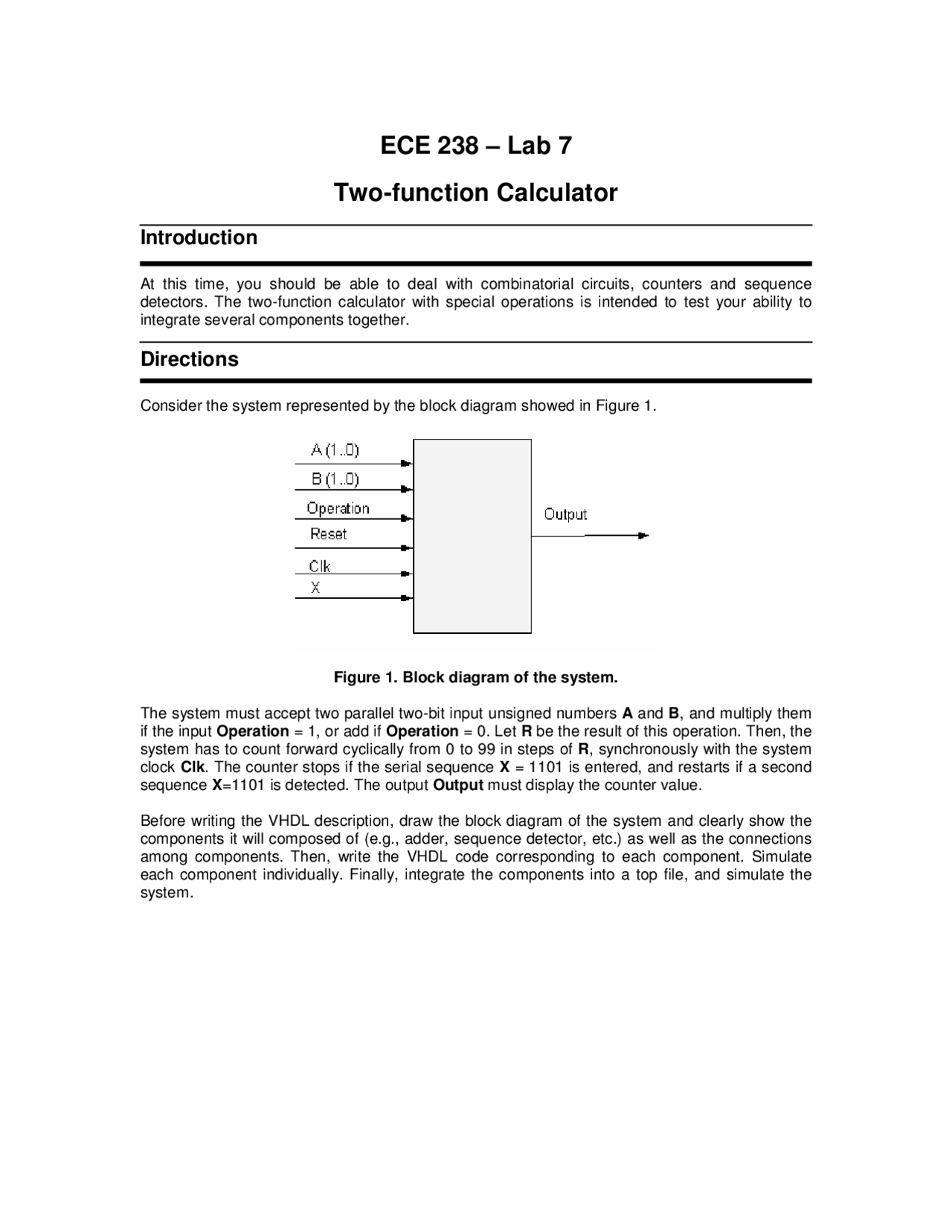 Two Function Calculator Laboratory 7 ECE 238L Docsity two-function-calculator-laboratory-7-ece-238l-docsity