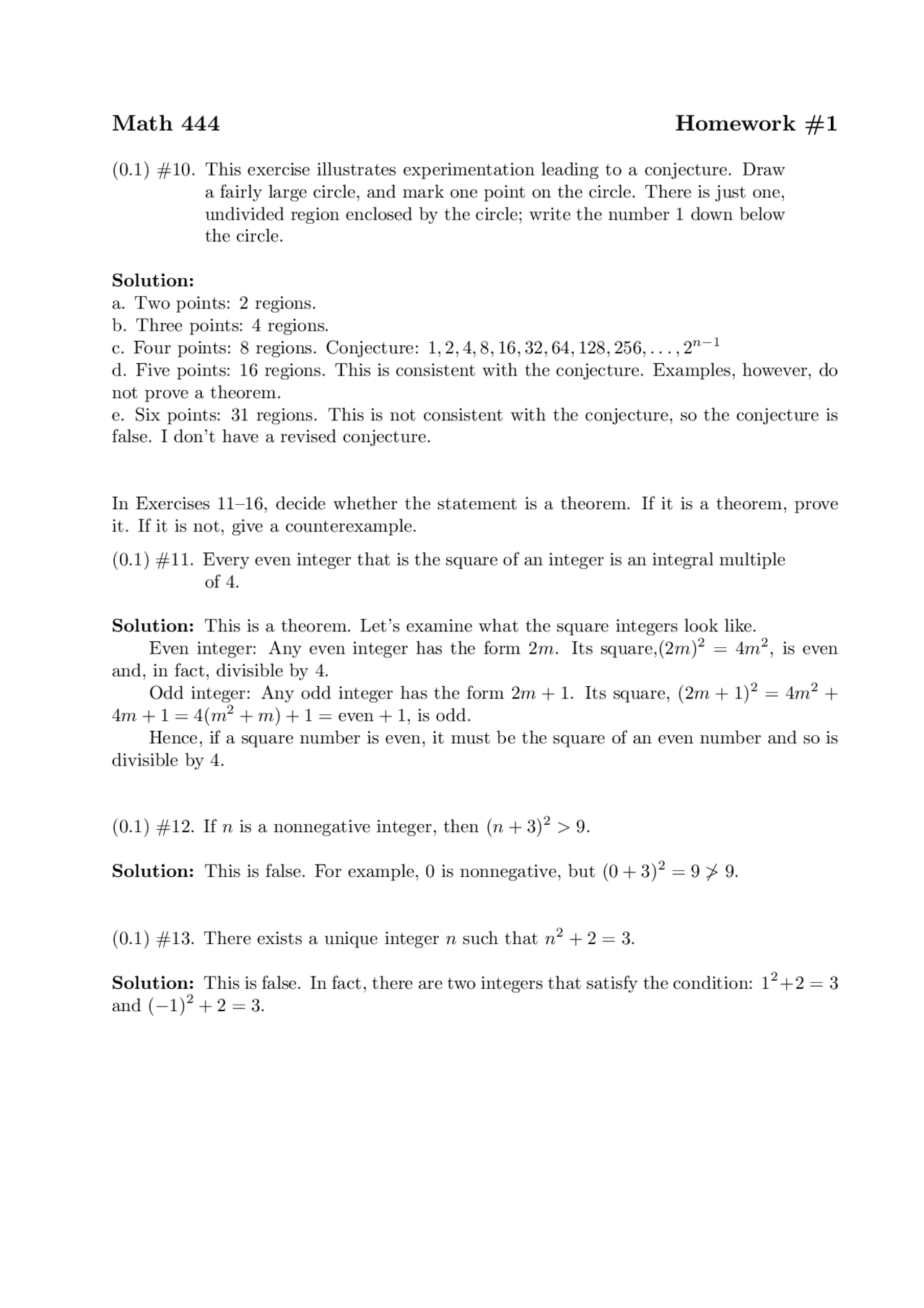 Practice Questions On Introduction Abstract Algebra I Assignment 1