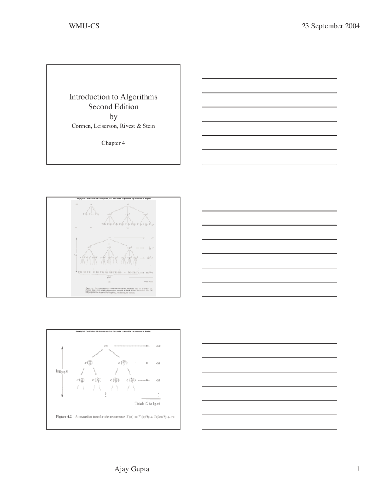 Introduction to Algorithms Second Edition - Advanced Data Structures ...