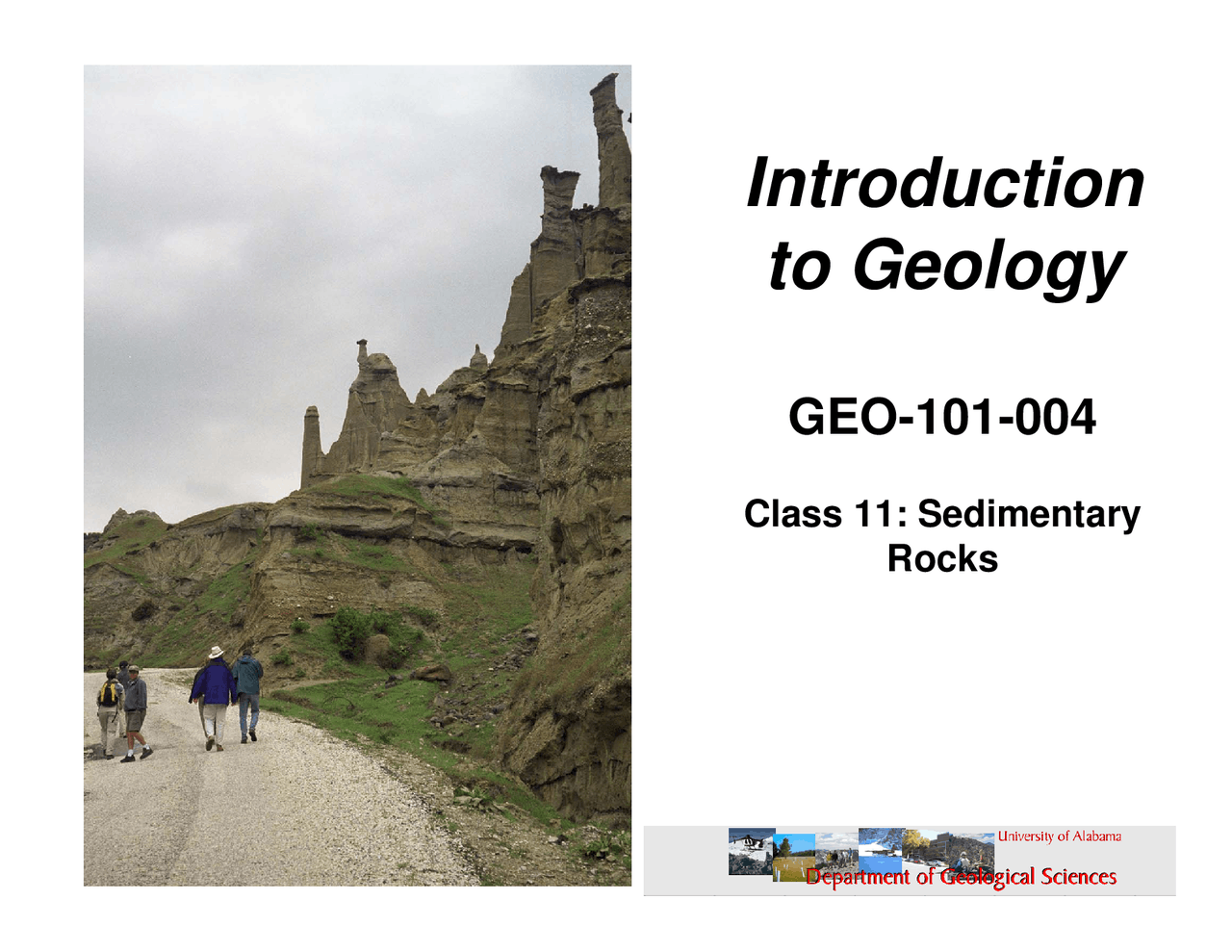 Sedimentary Rocks Lecture Slides The Dynamic Earth Geo 101 Docsity
