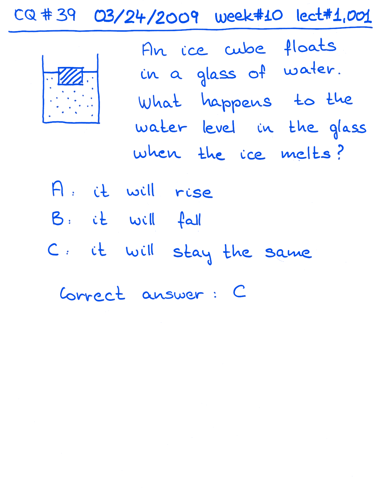 Introductory Physics I Sample Question With Answer Key Phy 231