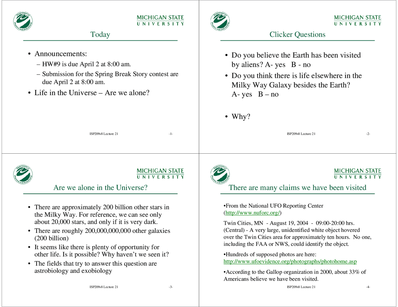 Lecture Slides On Aliens In Ancient Egypt Isp 209 Docsity