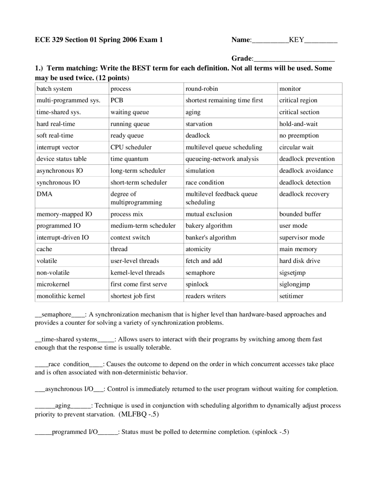 8 Solved Problems On Computer System Structures Exam 1 E C E 329 Docsity 9890