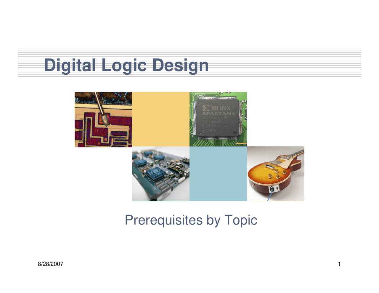 Review Sheet Digital Logic Design Etee 3183 Docsity