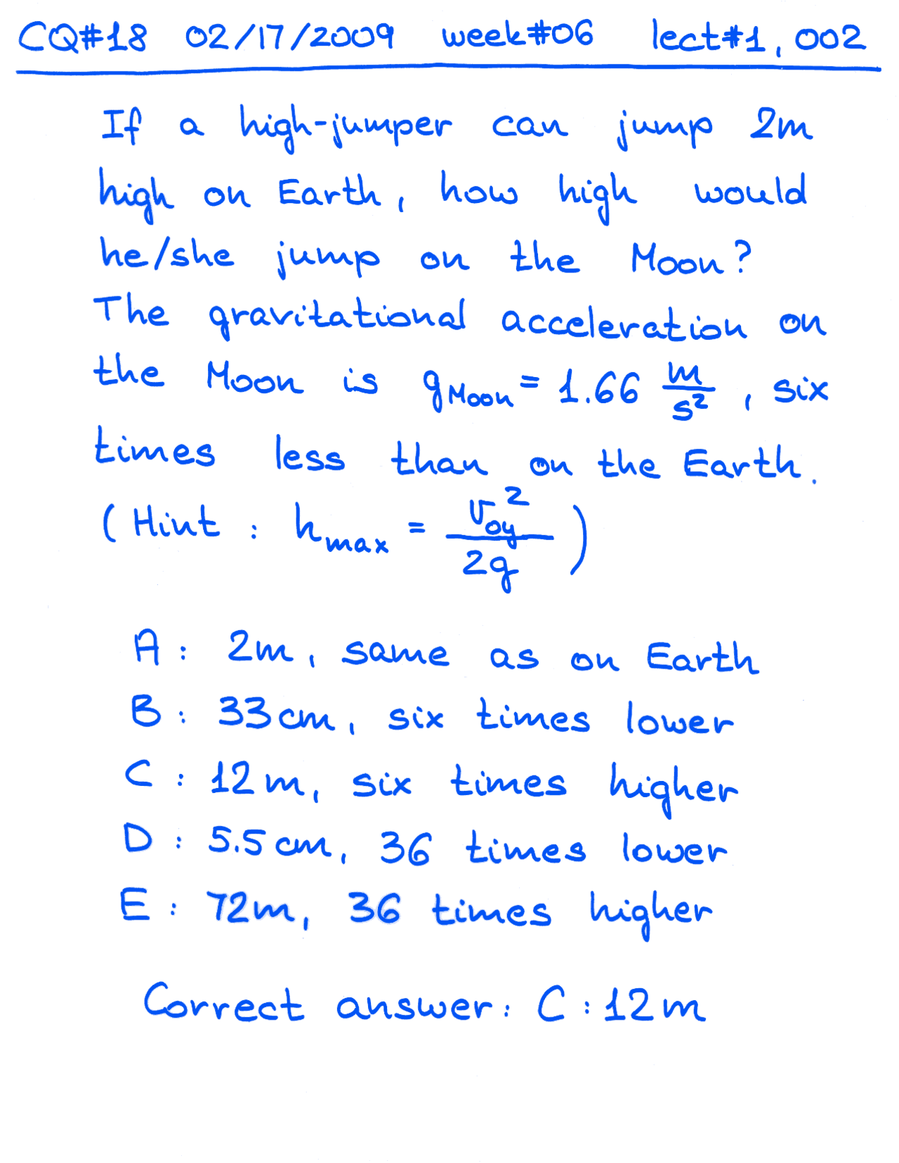 Introductory Physics I Question With Answer Phy 231 Docsity