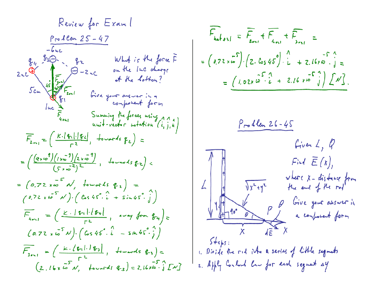 Physics For Science And Engr Ii Exam Written Solved Problems Phys 2102