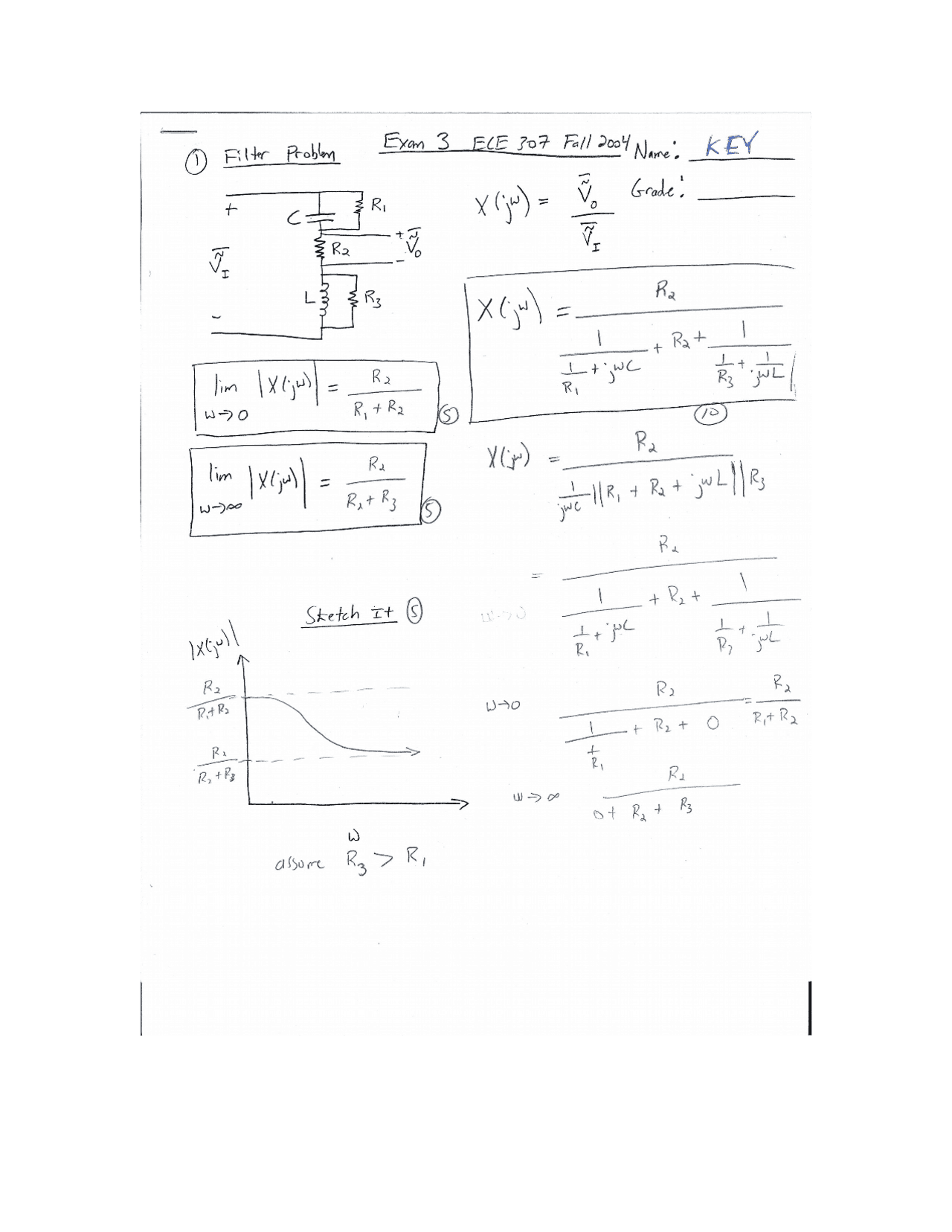 Solved Exam for Basic Electrical Engineering | E C E 307 | Exams Electrical and Electronics ...