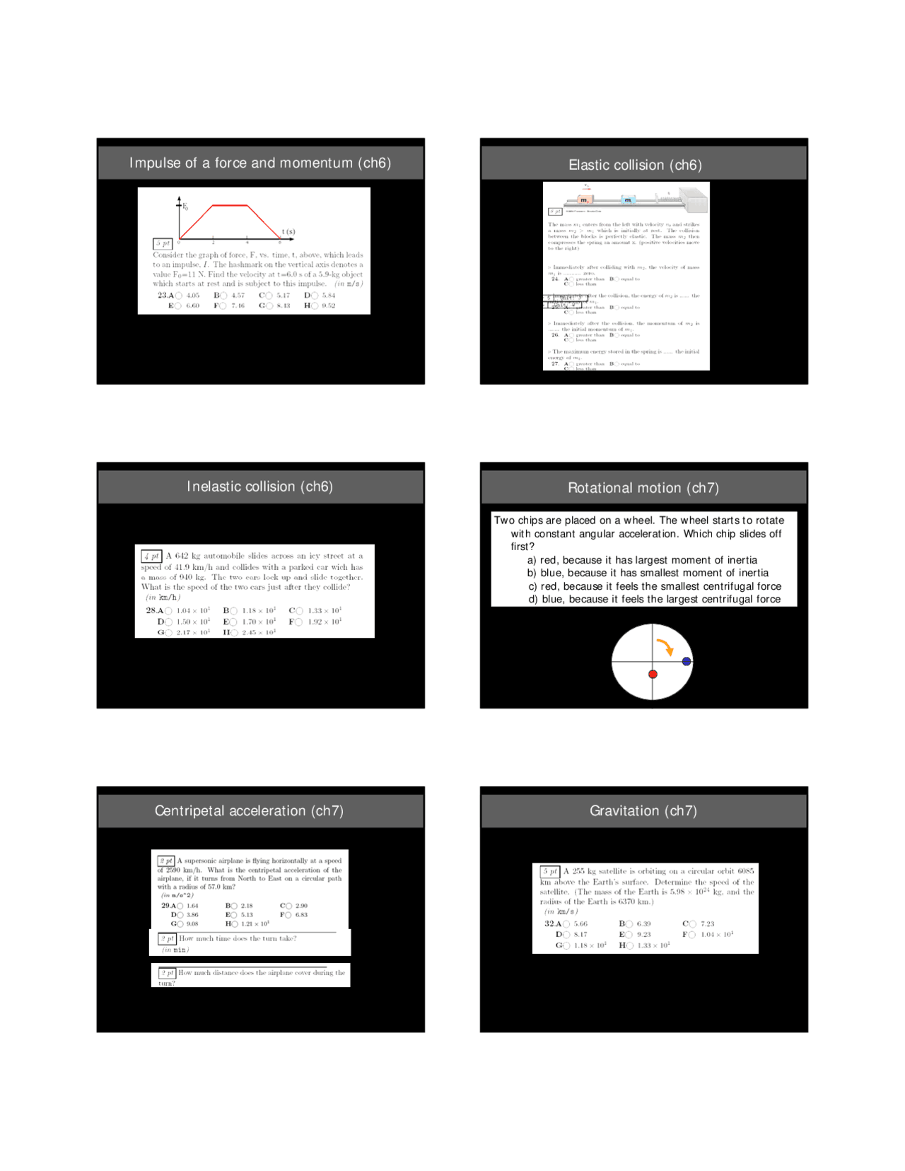 Impulse Of A Force And Momentum In Physics Lecture Slides Phy 231