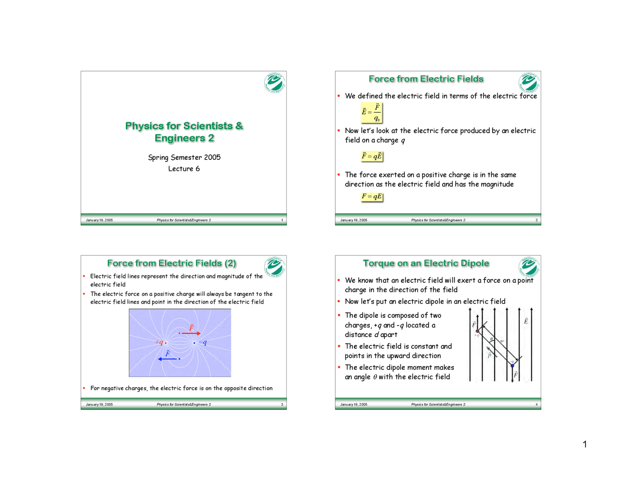 Notes On Physics Scientists And Engineers Ii Phy 184 Docsity
