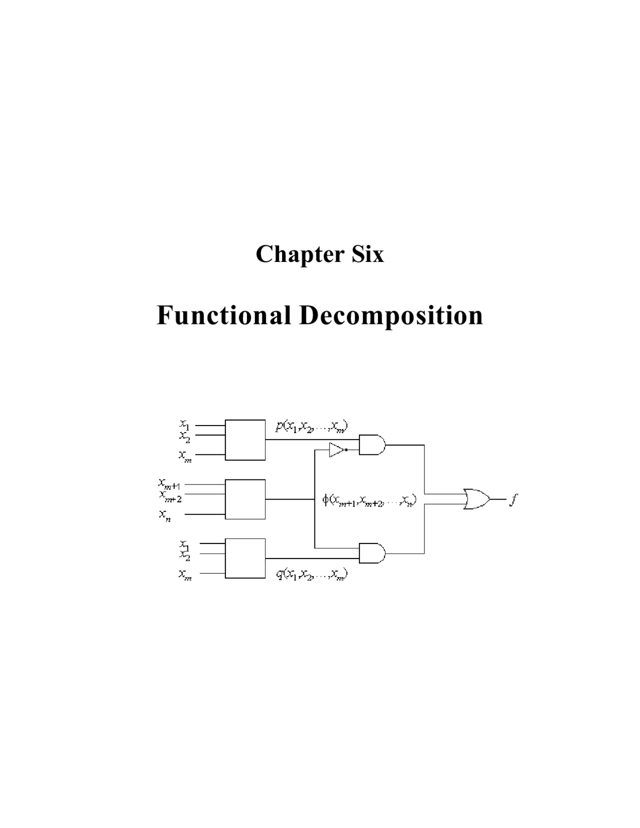 Functional Decomposition - Handout Notes | ECE 5520 - Docsity