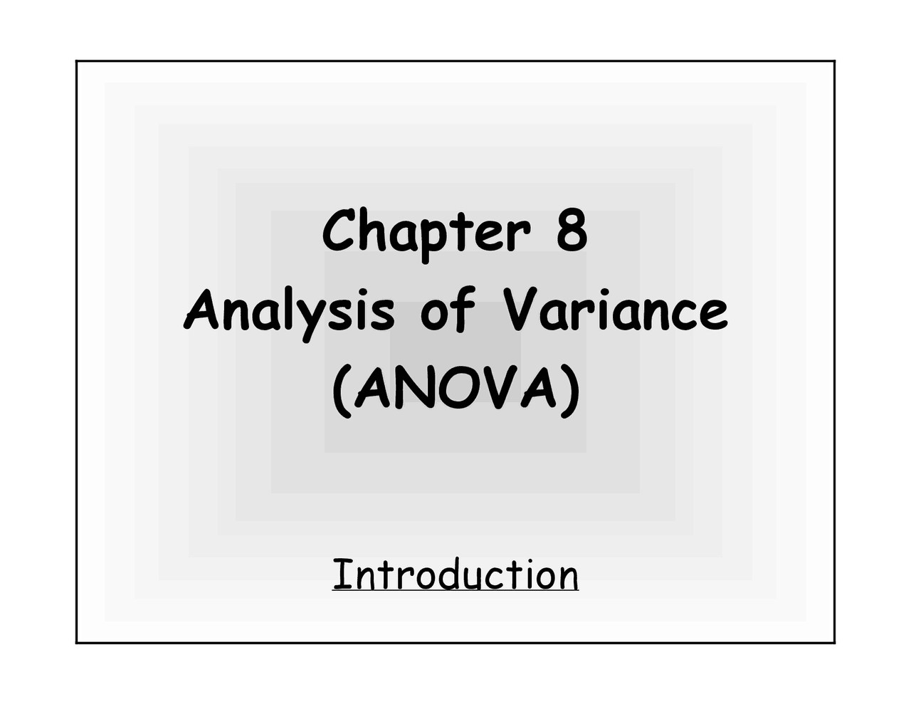 Analysis Of Variance Lecture Slides Stat 4473 Docsity