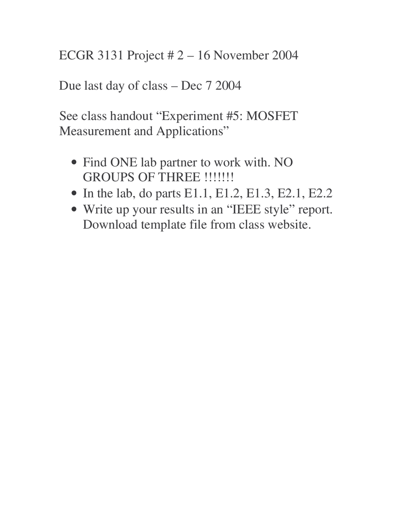 Measurement And Applications Project 2 Electronics And Semiconductor