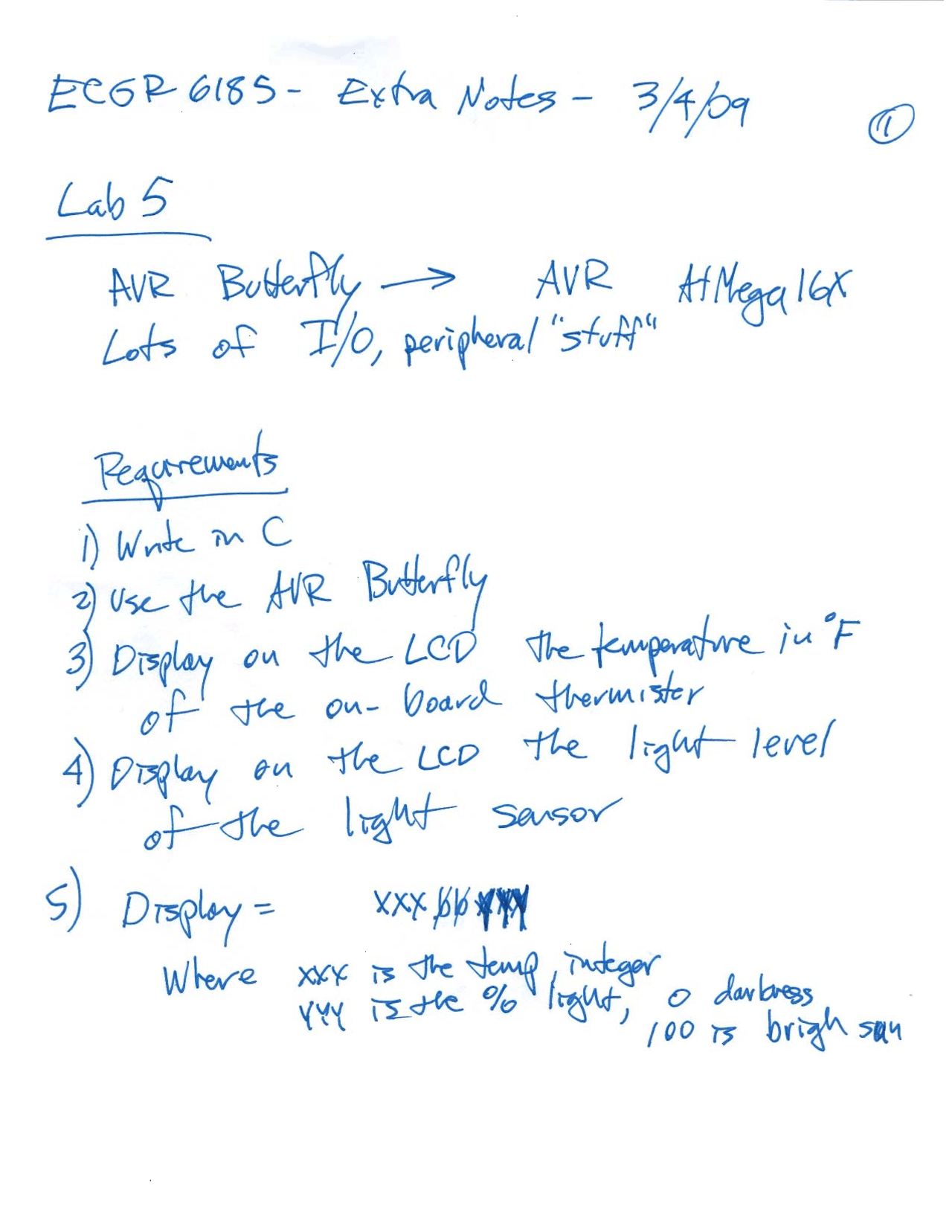 AVR Butterfly - Lab #5 - Advanced Embedded Systems Design | ECGR 6185 ...