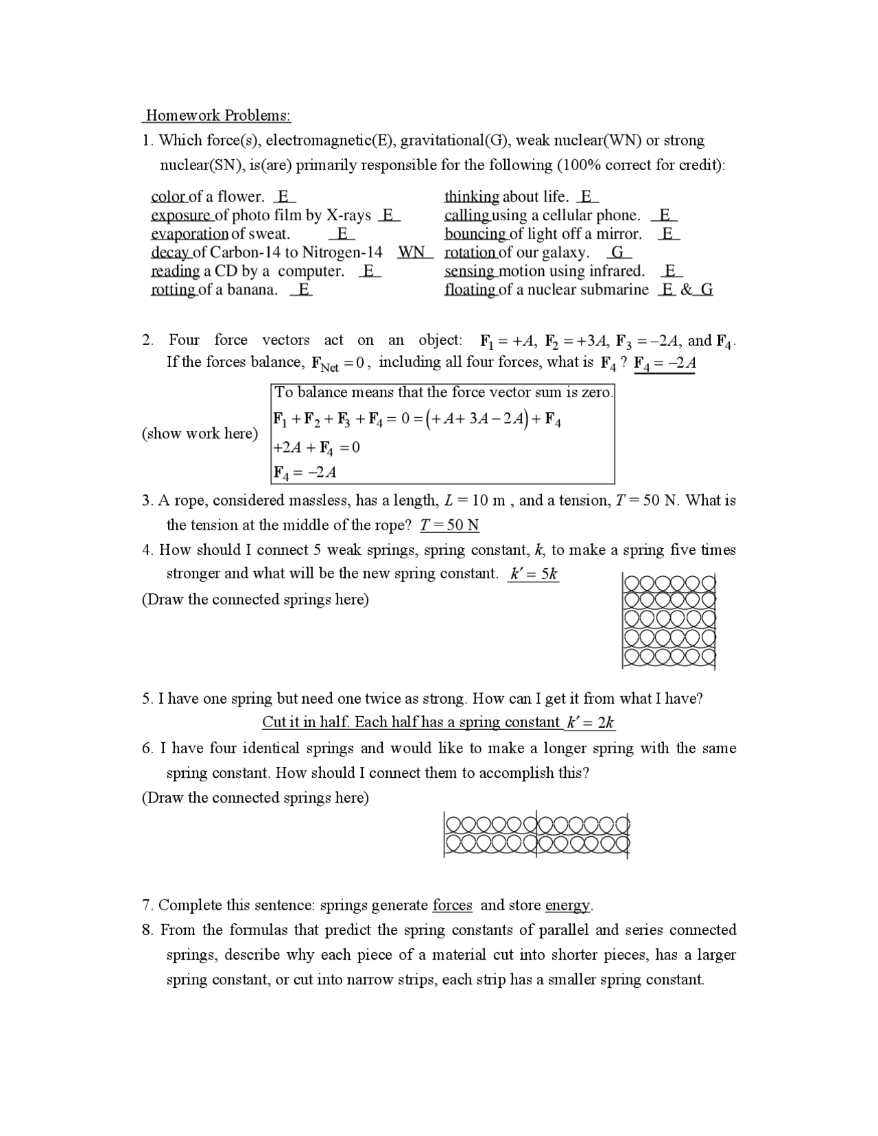 Homework 4 Problems Mystery Of The Physical World Isp 209 Docsity