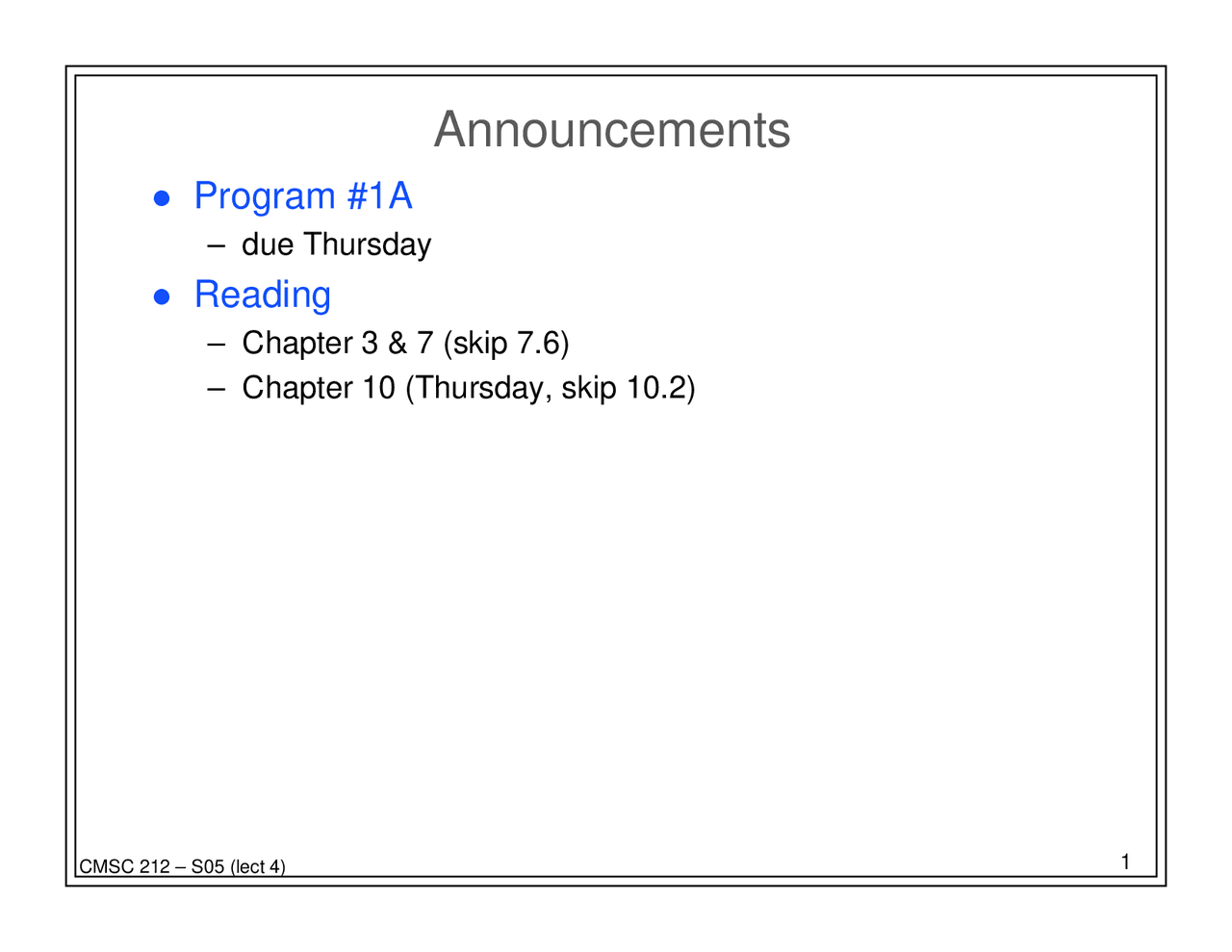 Notes On Storage Class And Linkage Example Cmsc 212 Docsity