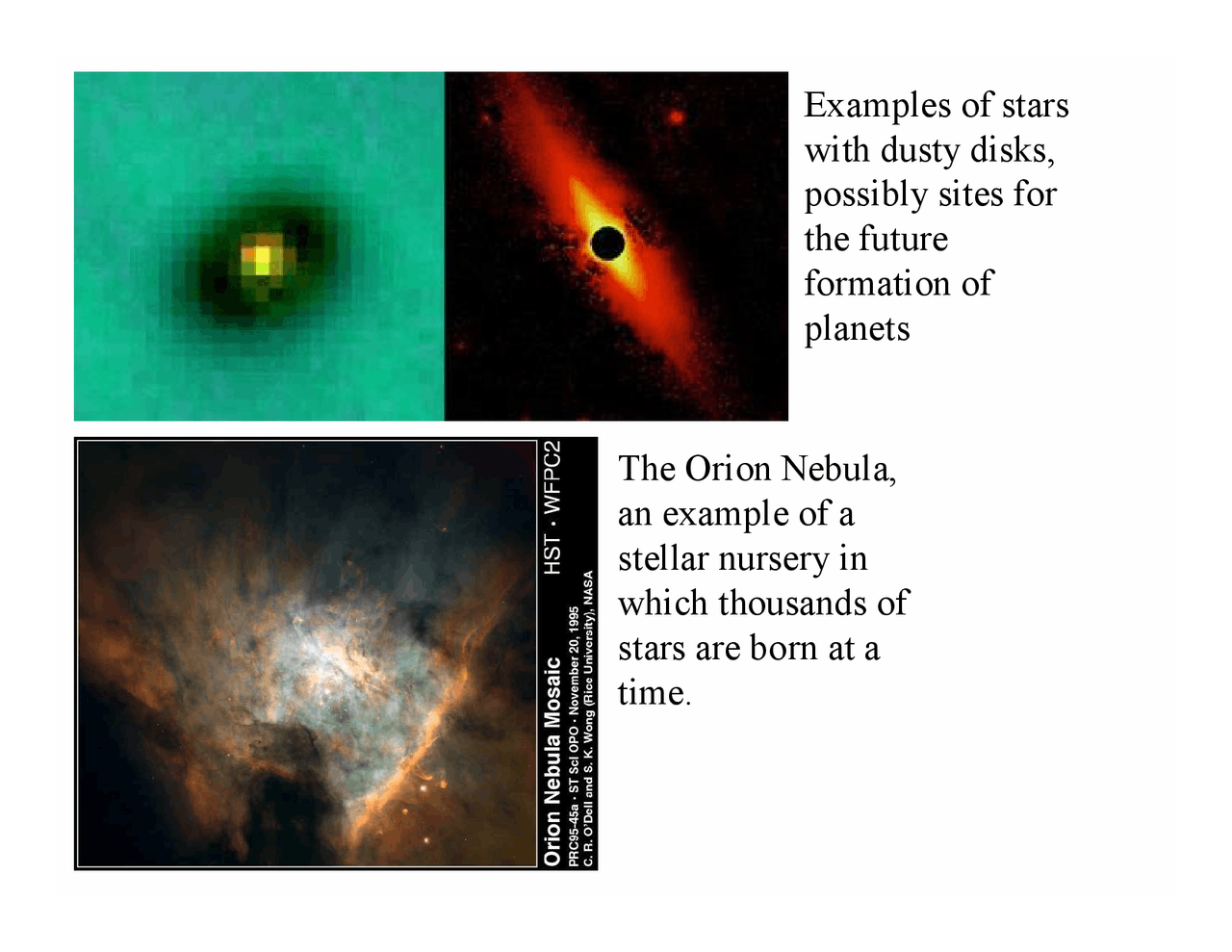 The Orion Nebula - Life Beyond the Earth - Example | ASTR 3420 - Docsity