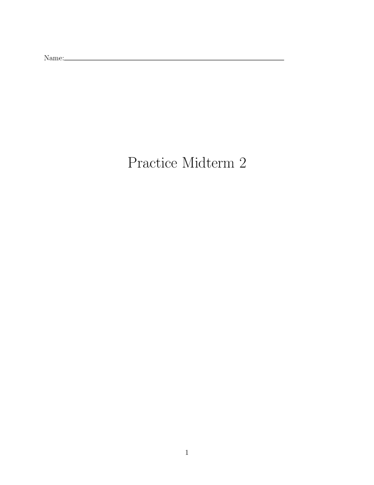 Practice Midterm 2 Calculus Iv Math 251 Docsity