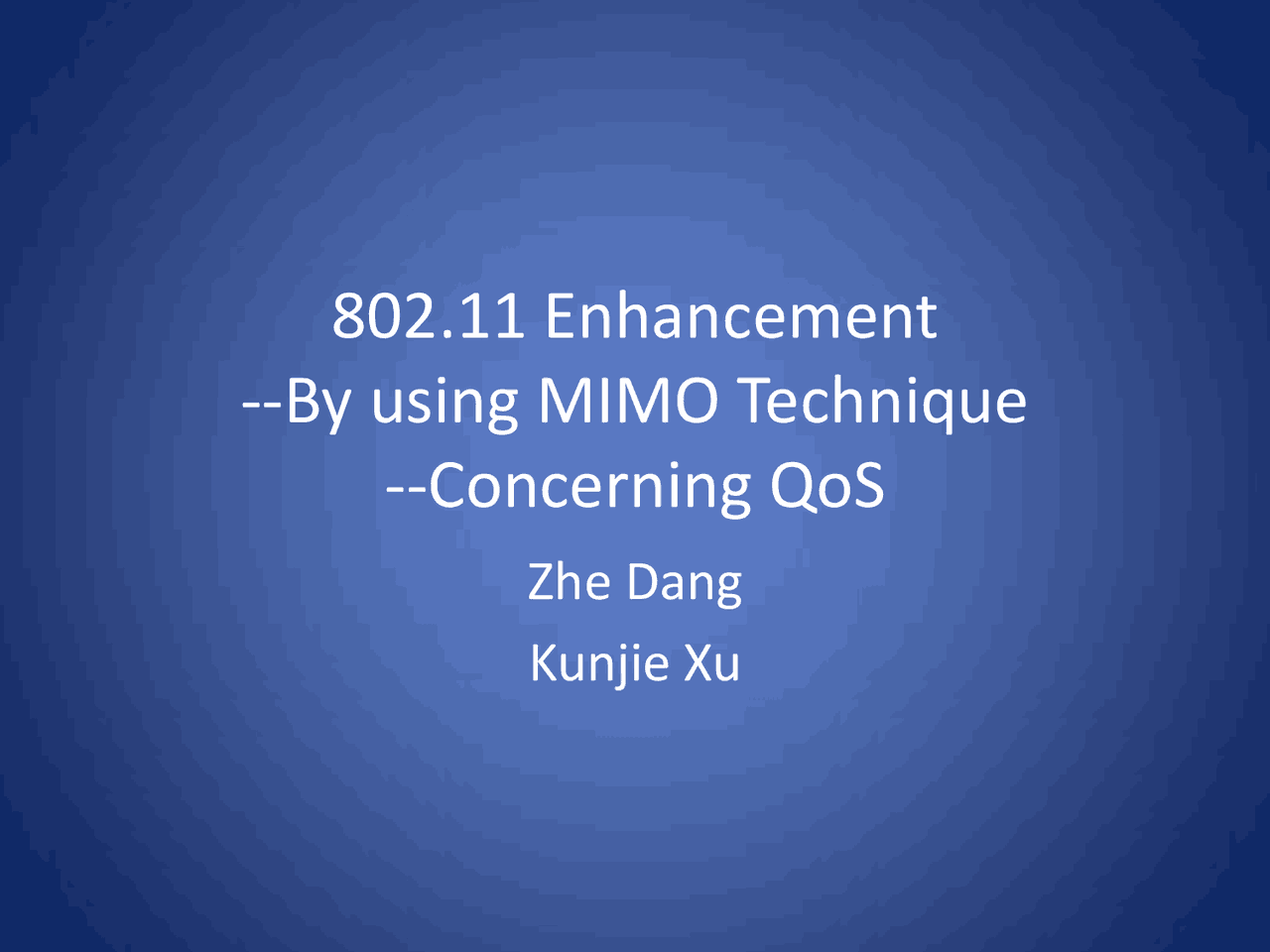 Enhancement By Using Mimo Techniques In Signals And Systems Ecgr 3111