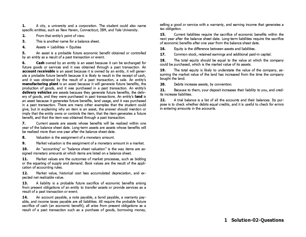 Introduction To Financial Accounting Notes Actg 500 Docsity