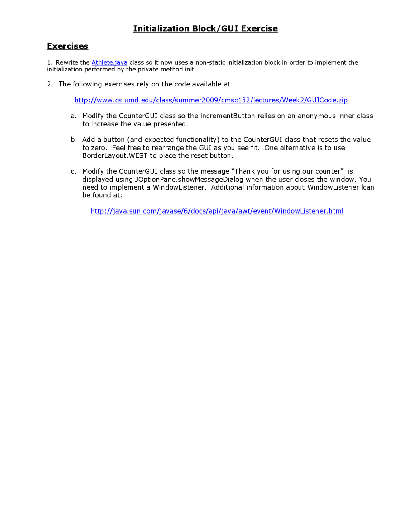 Initialization Blockgui Exercise Object Oriented Programming Ii 7215