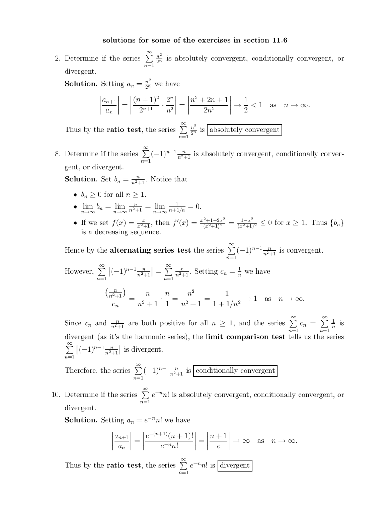 Calculus III - Resolution for Some of Exercises | MATH 253 - Docsity