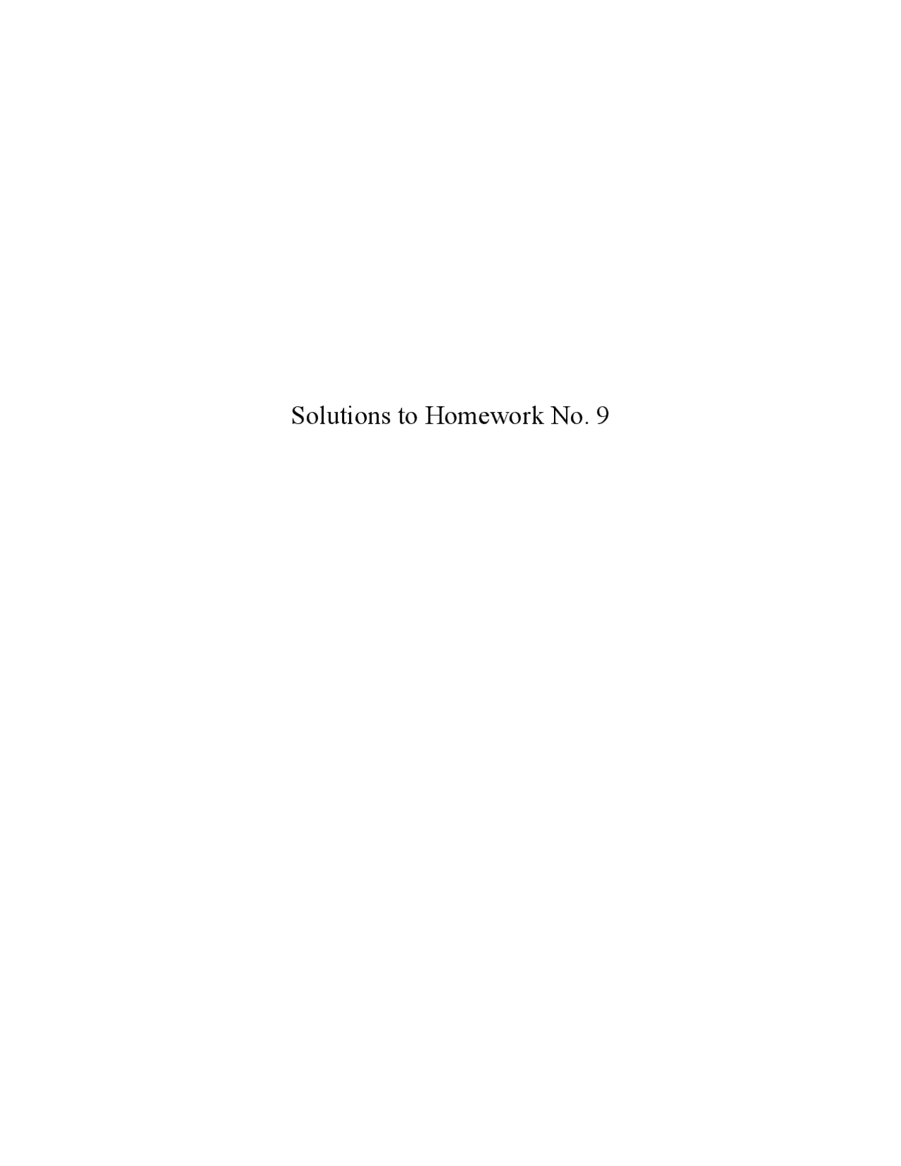 Physical Chemistry For Biochemists I Assignment 9 Chem 340 Docsity