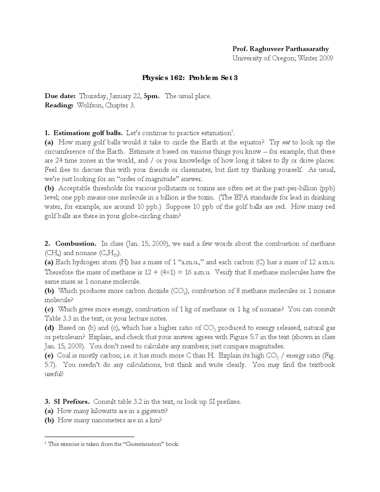 Assignment Set 3 Solar And Renewable Engineers Phys 162 Docsity