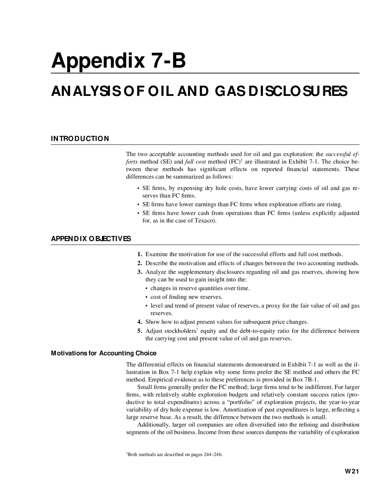 Analysis Of Oil And Gas Disclosures Financial Statement Analysis