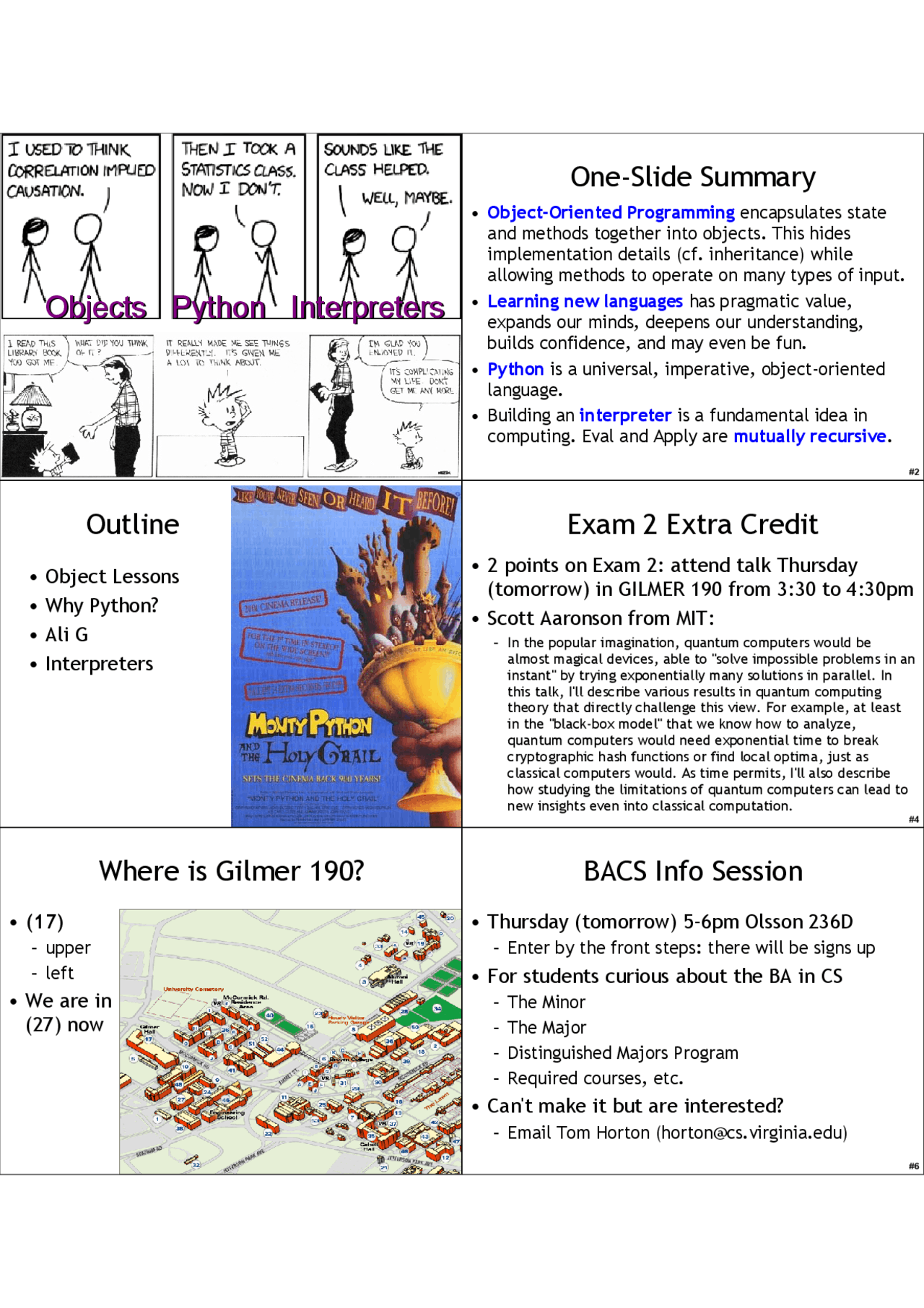 Object Oriented Programming Lecture Slides Cs 1120 Docsity 2067