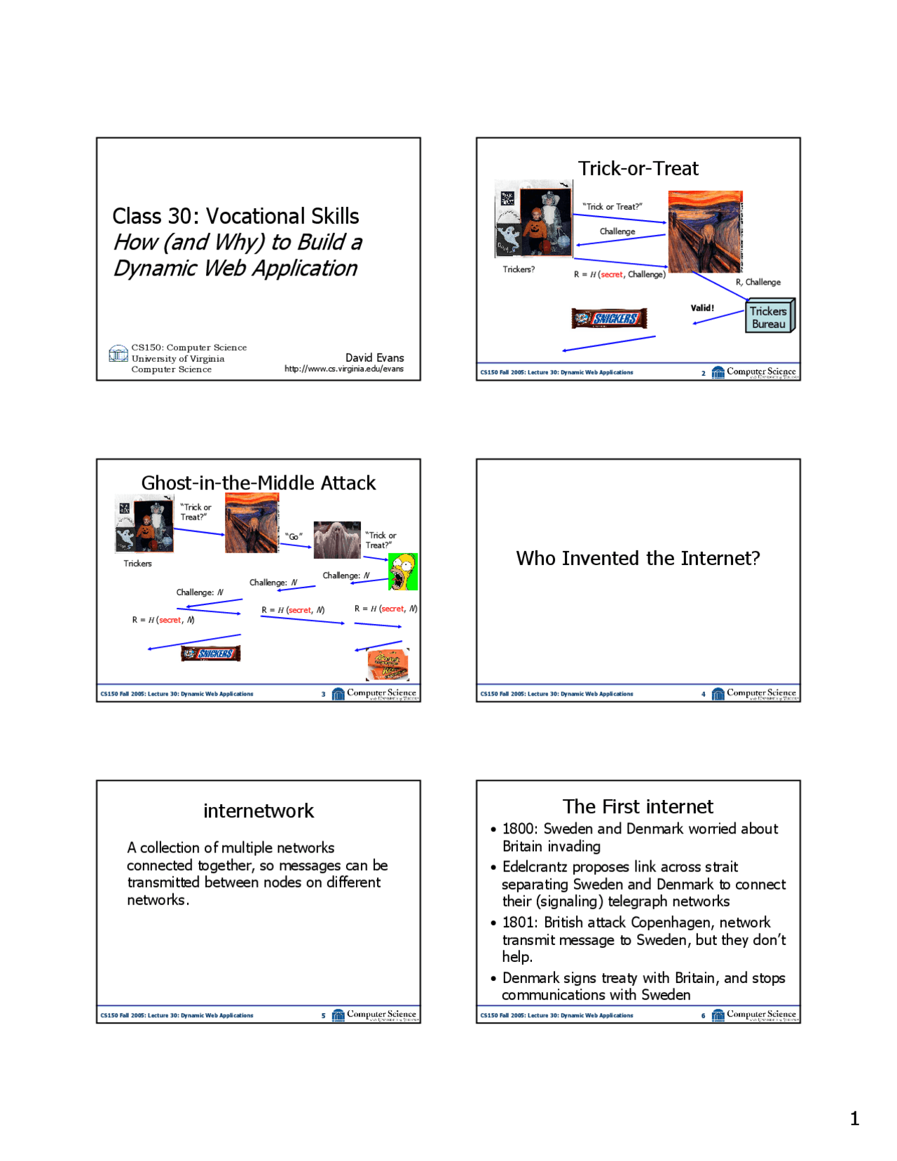 Vocational Skills How To Build A Dynamic Web Application Slides Cs 1120 Docsity