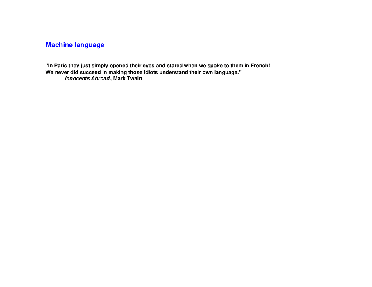 Machine And Assembly Language In Computer Organization Cmsc 311